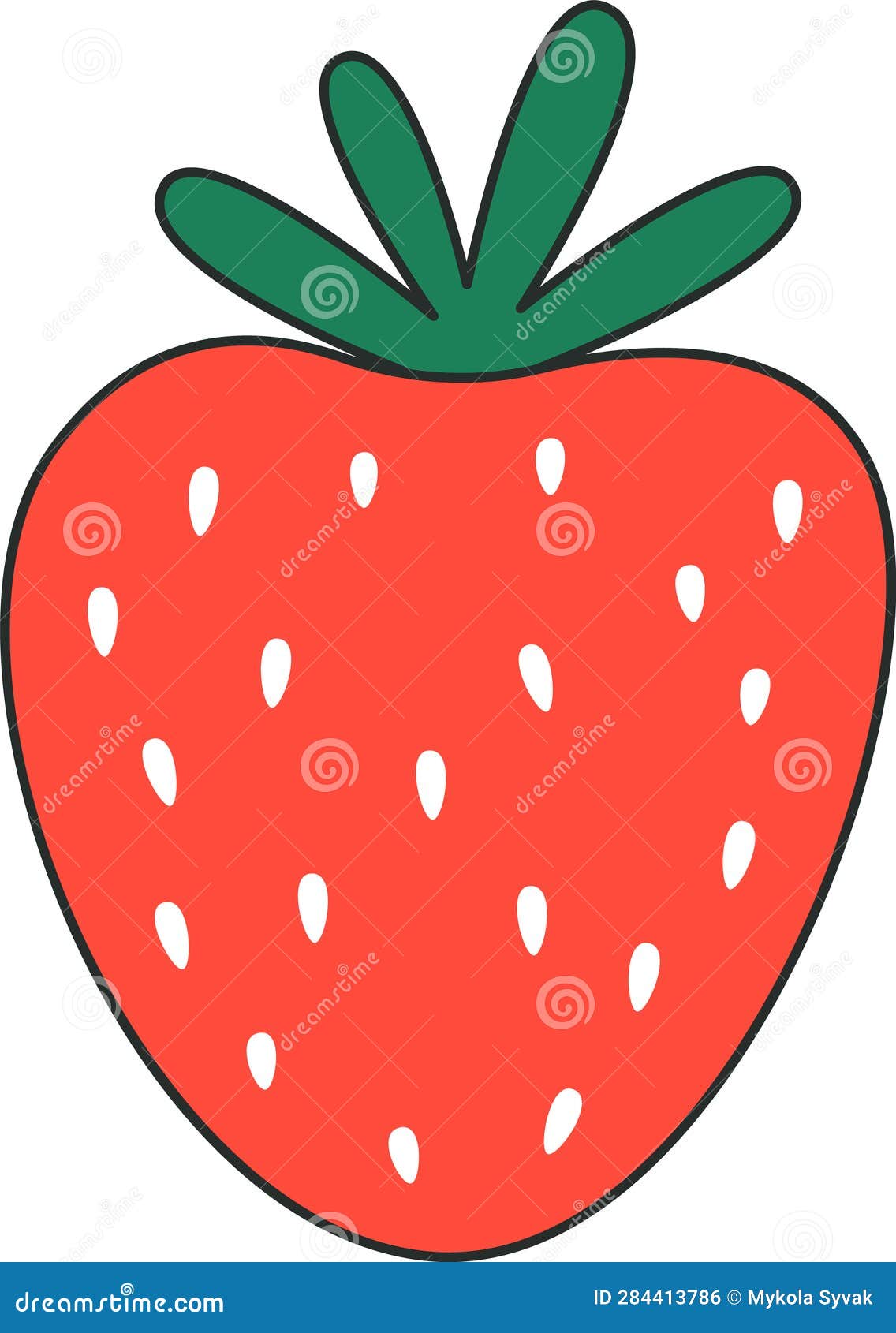 Strawberry Cartoon Berry stock vector. Illustration of strawberry ...