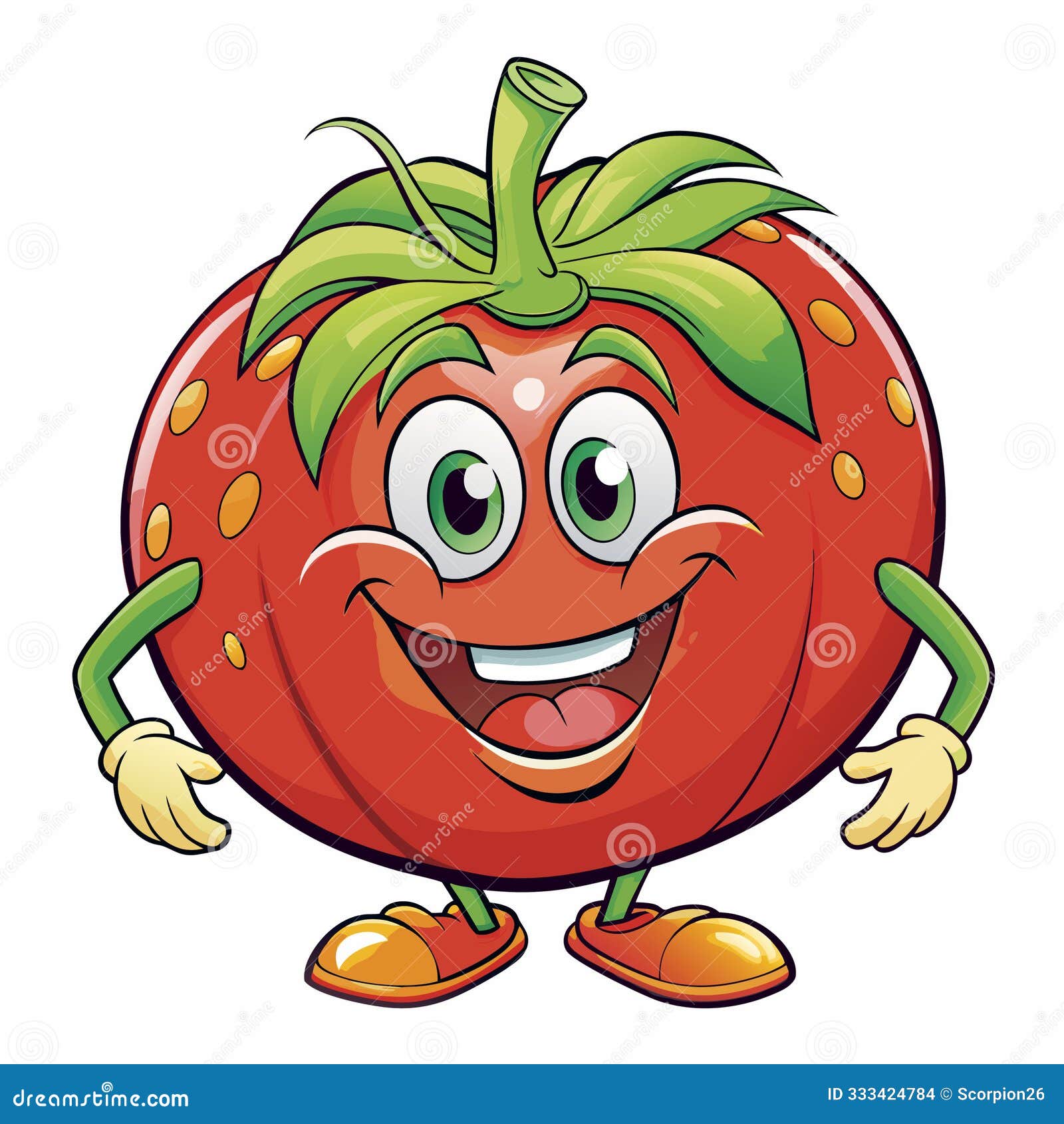 Tomato cartoon vector stock illustration. Illustration of agriculture ...