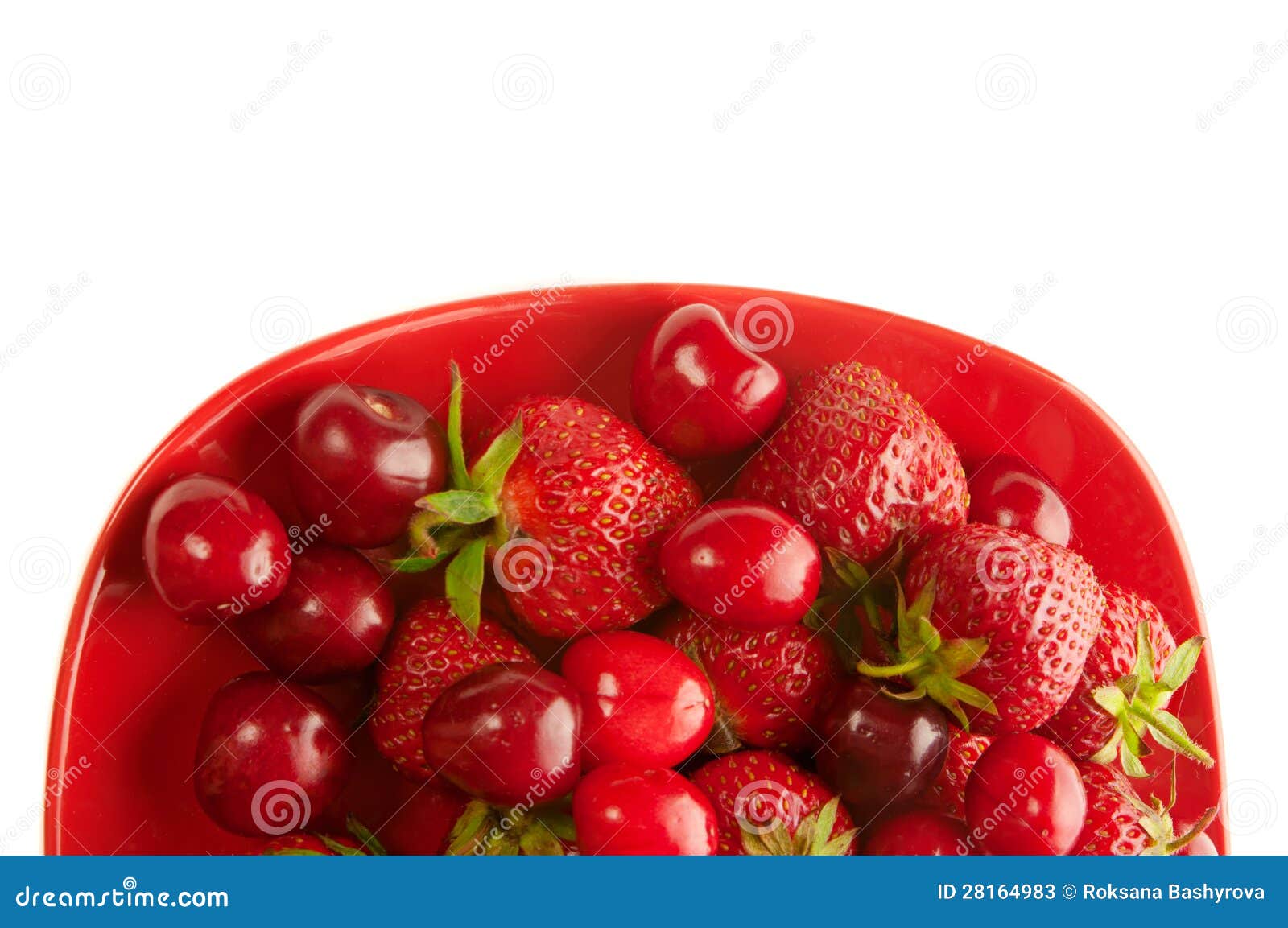 Strawberry and cherry stock image. Image of antioxidant - 28164983