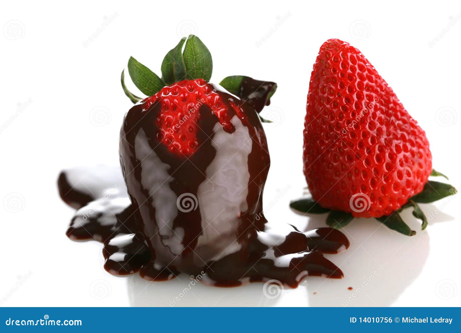 Strawberry with chocolate stock photo. Image of candy - 14010756