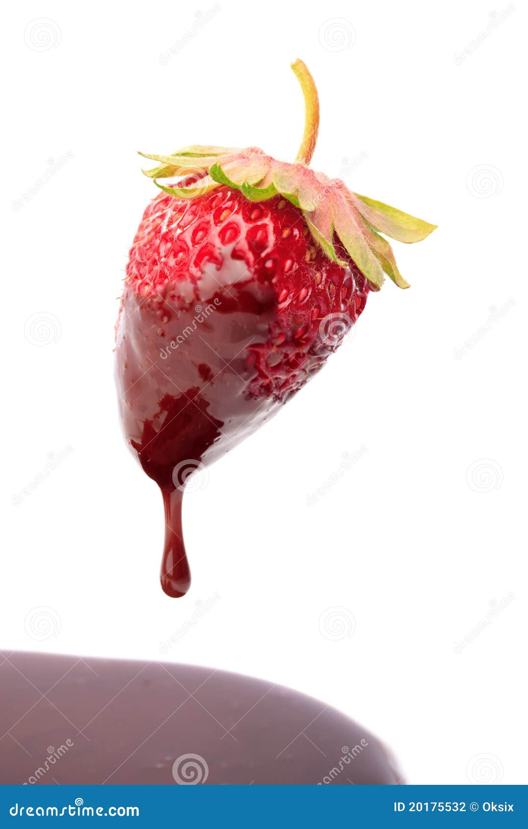 Strawberry and chocolate stock photo. Image of indulgence - 20175532