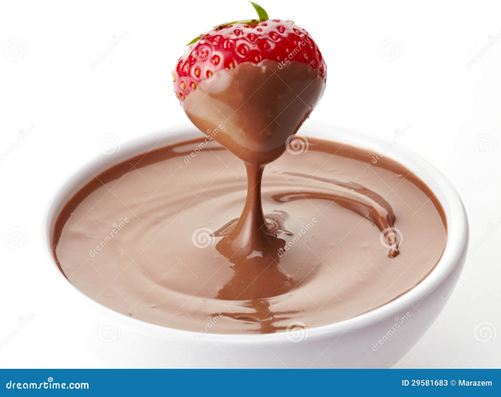 Strawberry with chocolate stock image. Image of healthy - 29581683