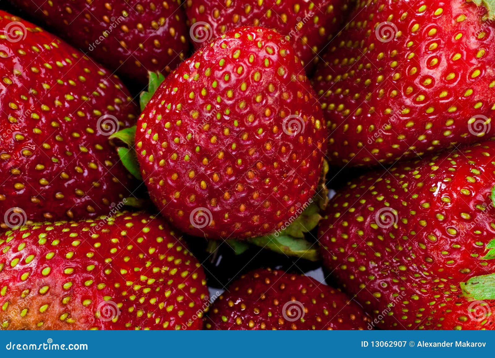 Strawberry. Close up. stock image. Image of garden, leaf - 13062907