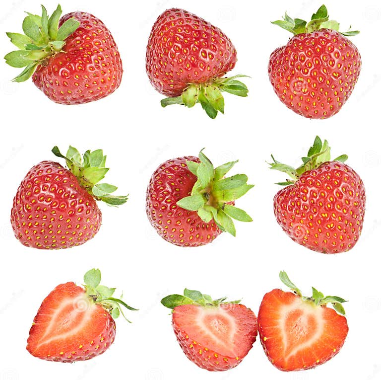 Strawberry collage stock image. Image of refreshment - 20743075