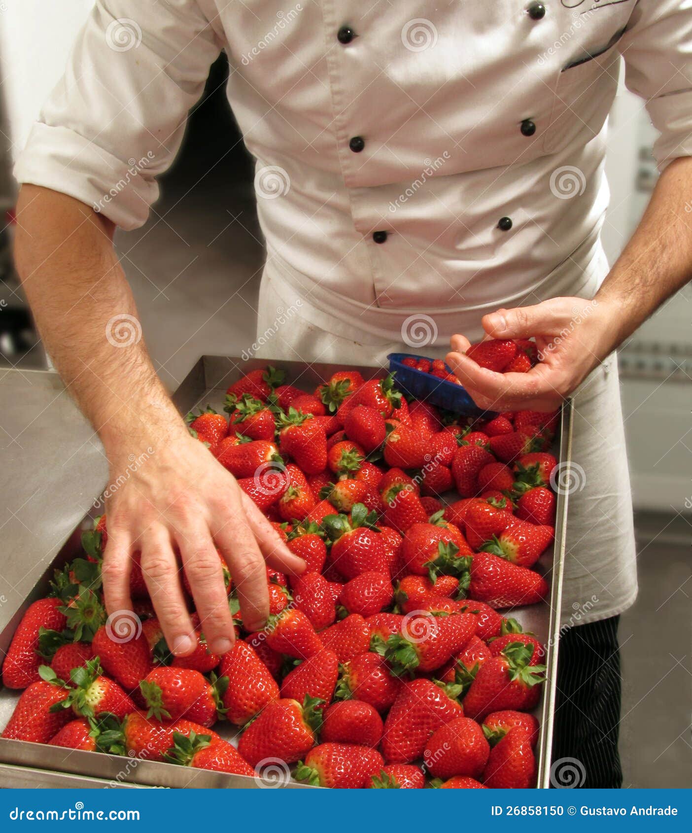 Strawberry cook. stock photo. Image of cooking, berry - 26858150
