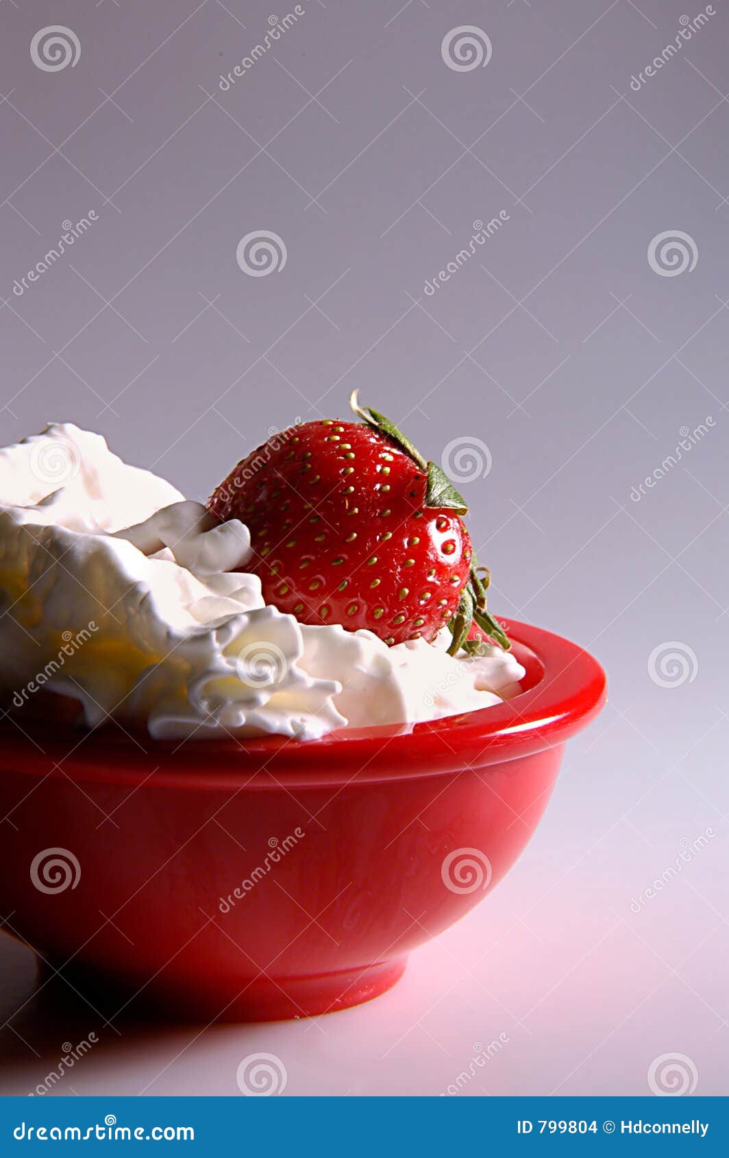 Strawberry and cream stock photo. Image of color, cream - 799804