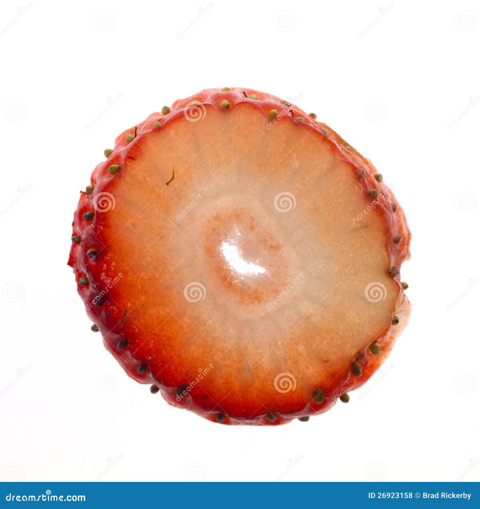 Strawberry Cross Section stock photo. Image of juicy - 26923158