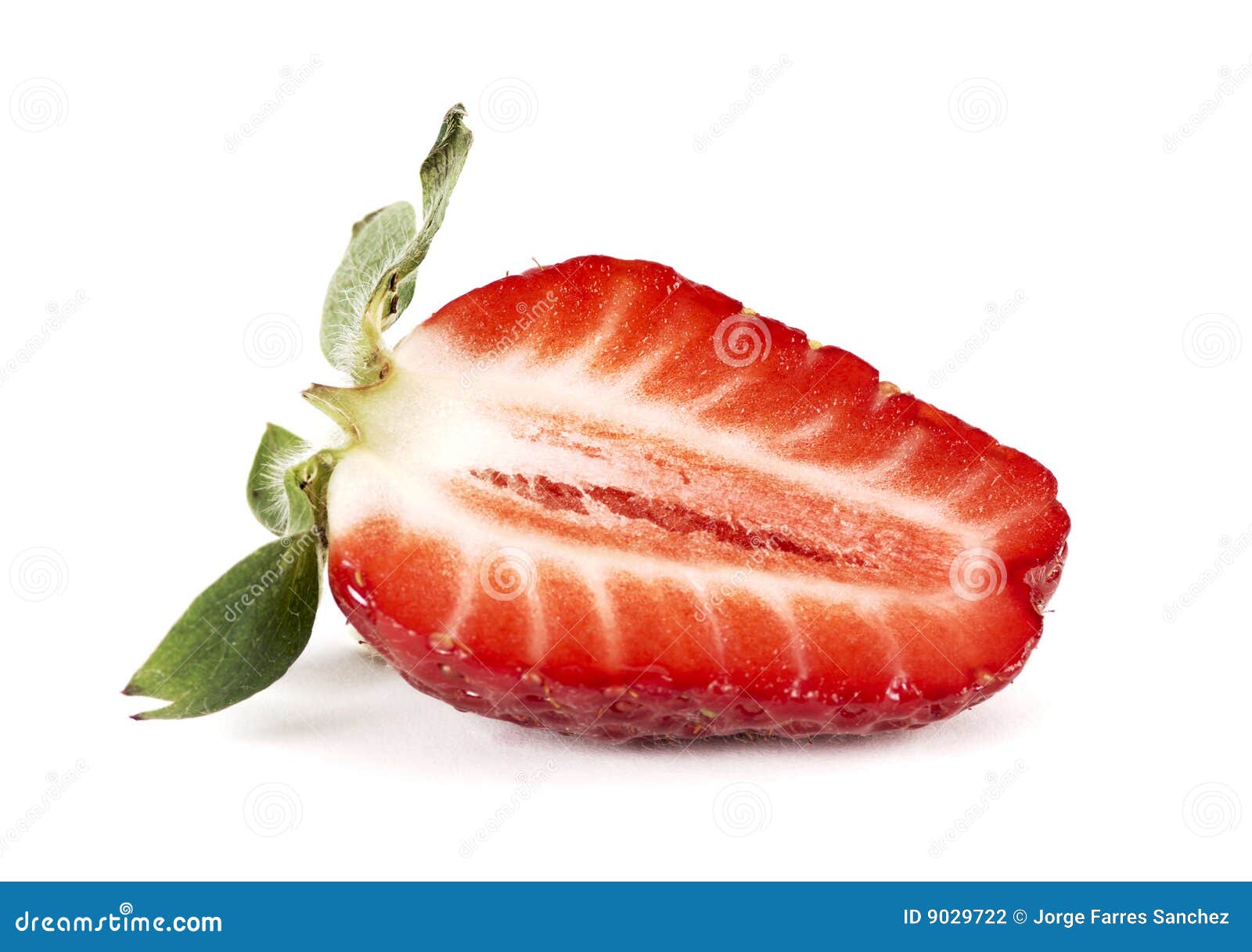 Strawberry cut stock photo. Image of juicy, diet, isolated - 9029722