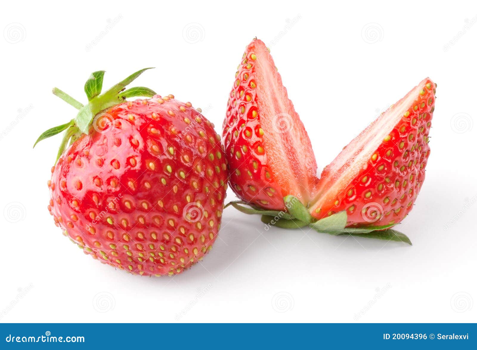 Strawberry cut in half stock photo. Image of healthy - 20094396