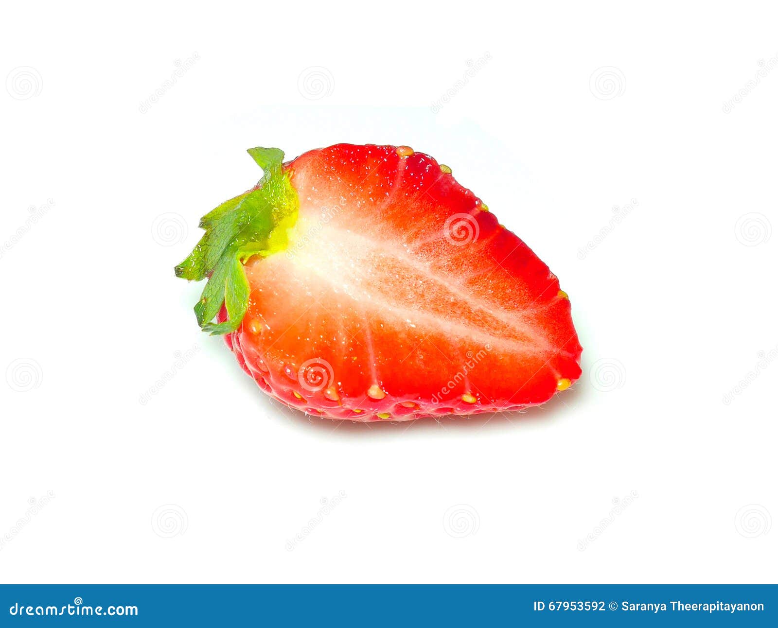 Strawberry cut in half stock photo. Image of healthy - 67953592