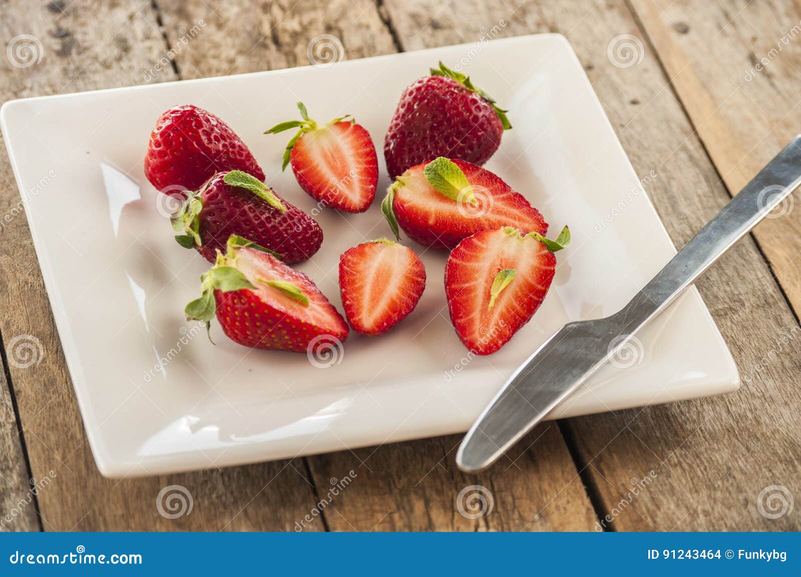 Strawberry cut white stock photo. Image of delicious - 91243464