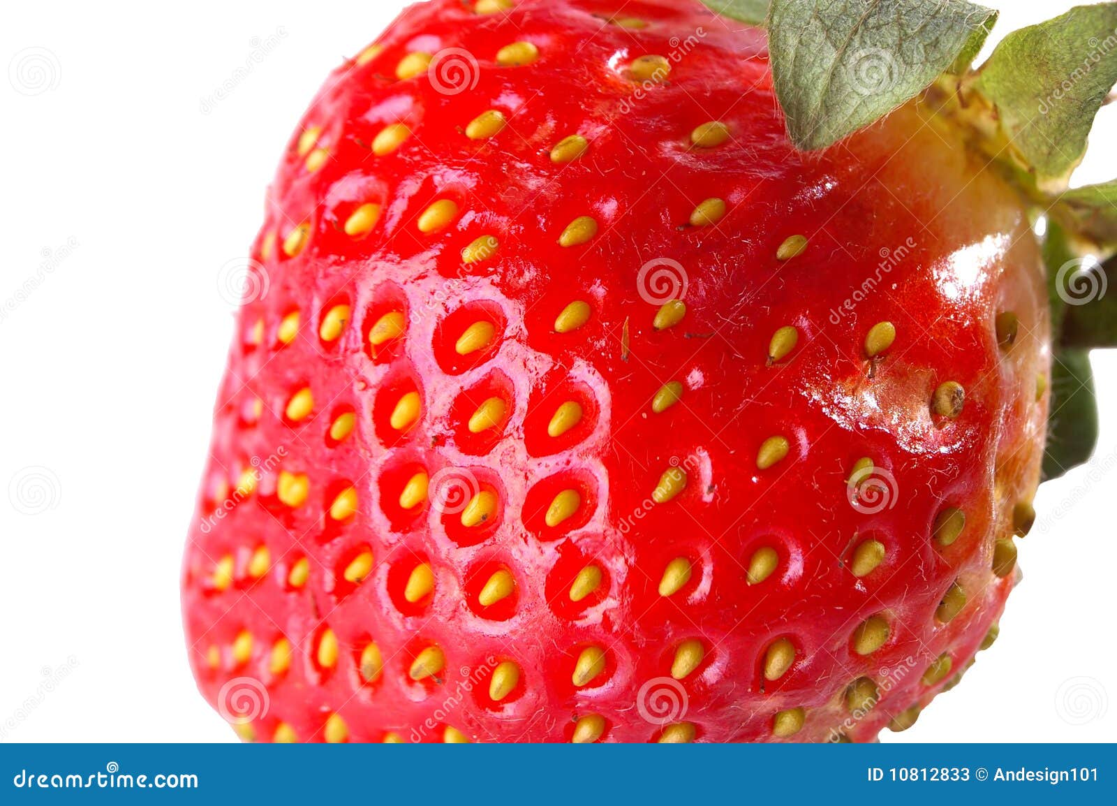 Strawberry in Extreme Close-up Stock Image - Image of colourful ...