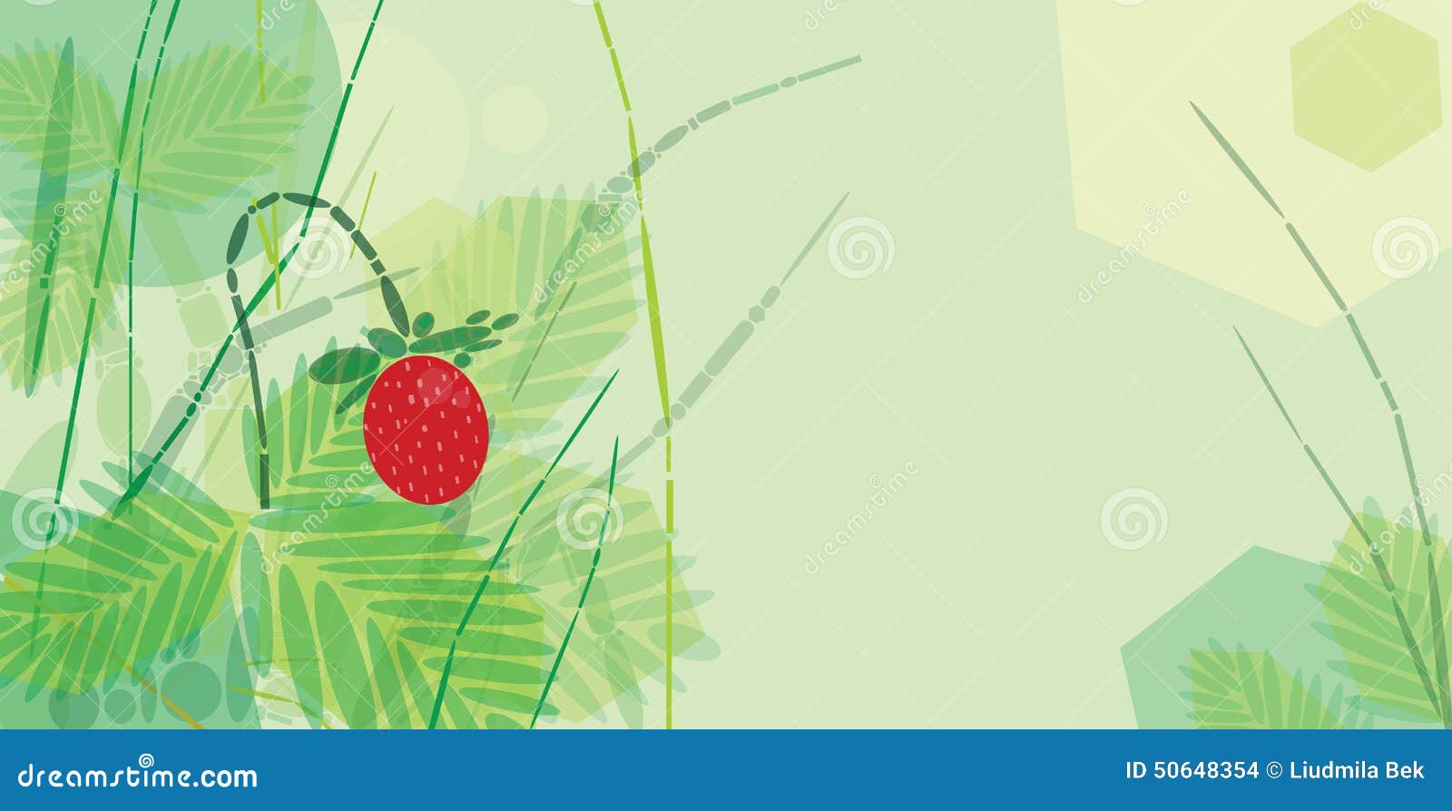 Strawberry stock vector. Illustration of organic, plants - 50648354