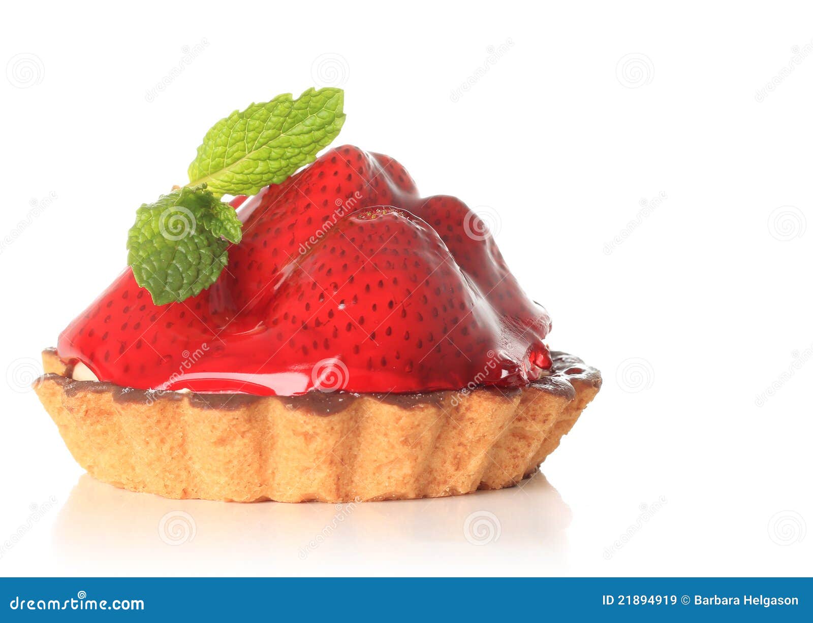 Strawberry fruit tart stock image. Image of berry, frosting - 21894919