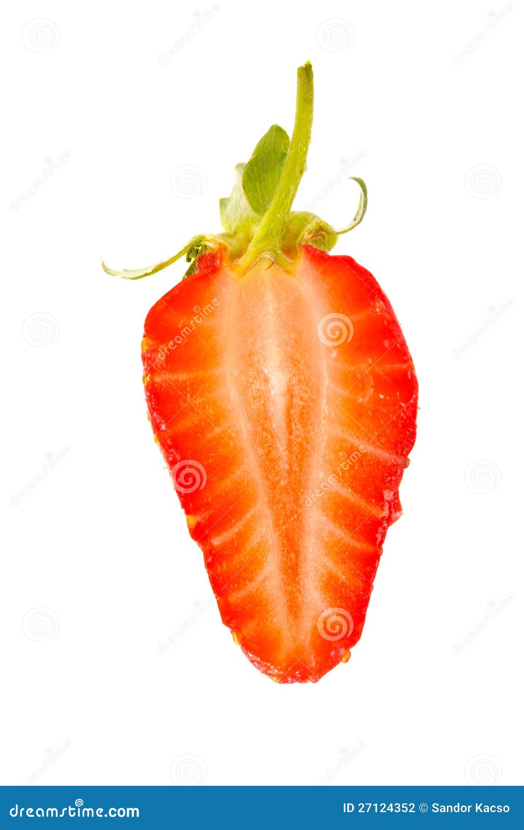 Strawberry in half stock photo. Image of strawberry, healthy - 27124352