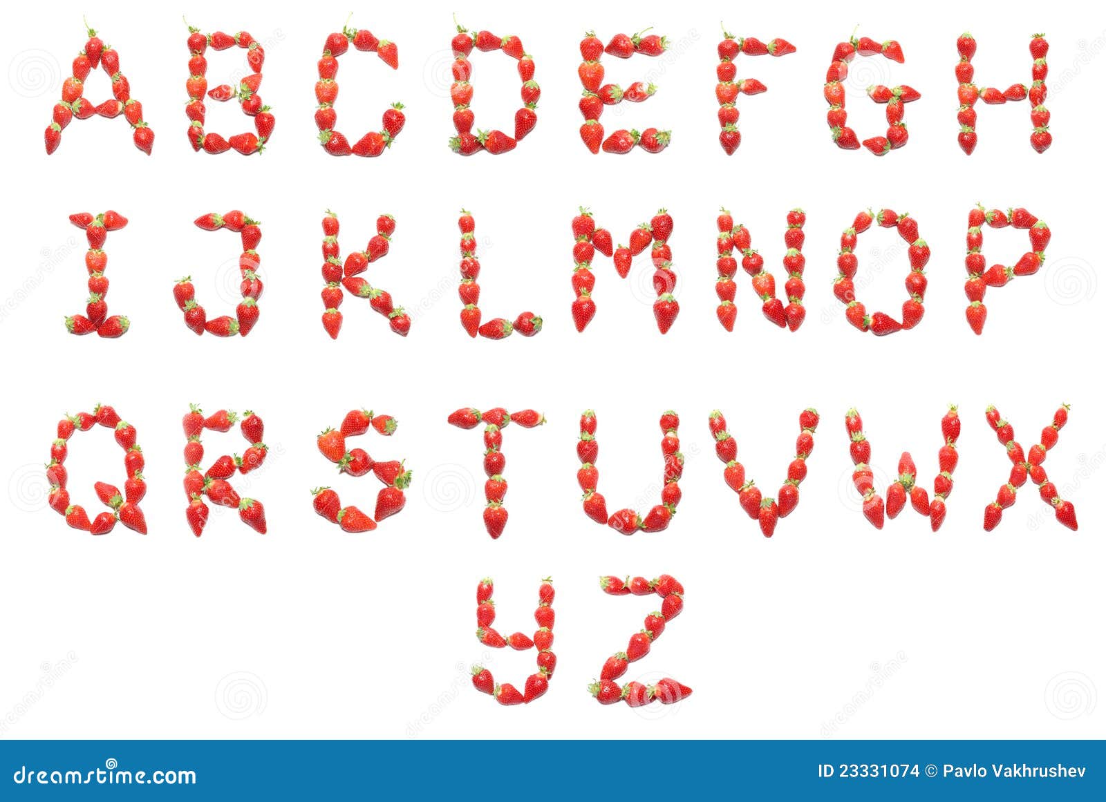 Strawberry health alphabet stock photo. Image of group - 23331074