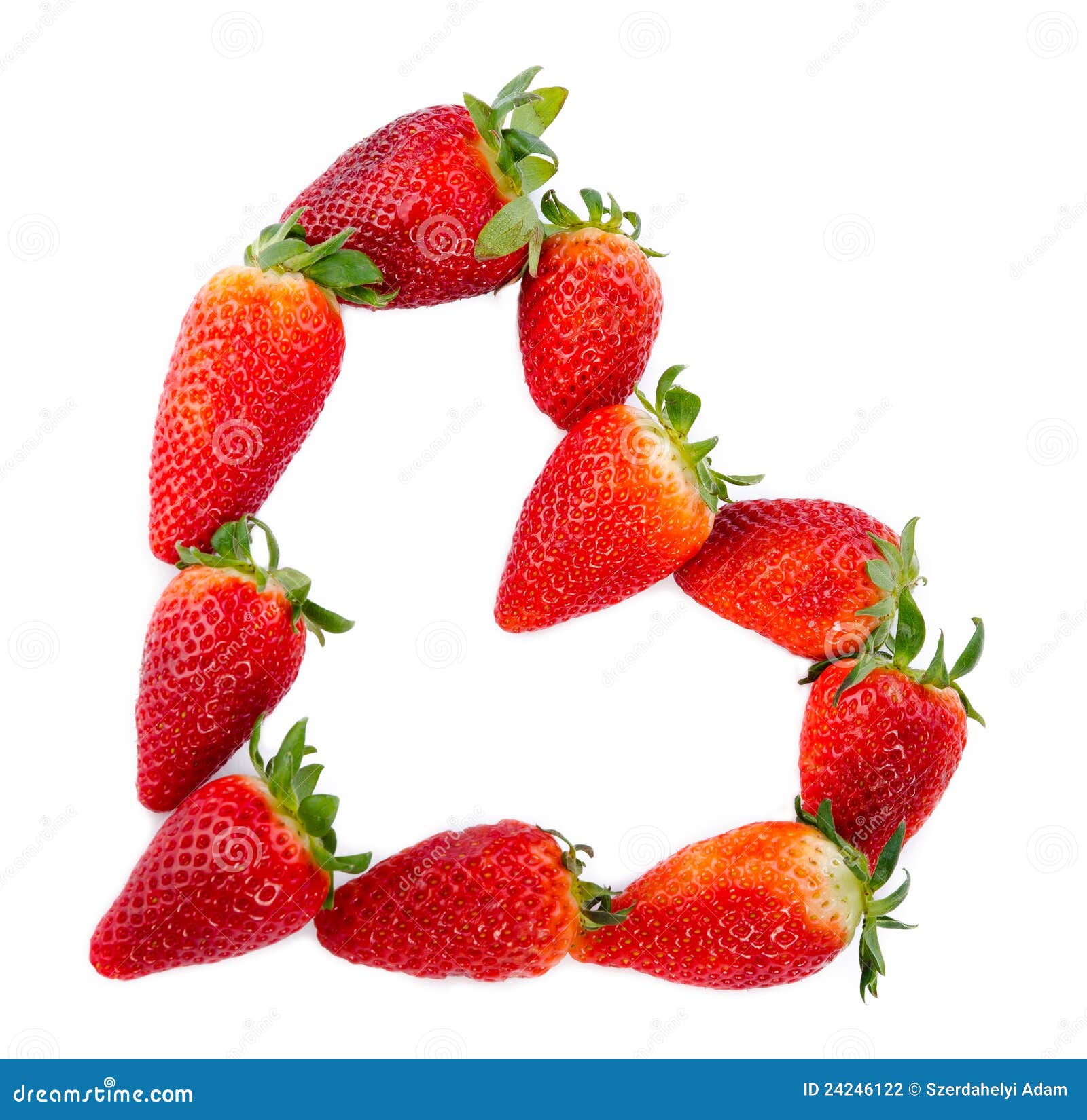 Strawberry heart stock photo. Image of drink, shape, freshness - 24246122