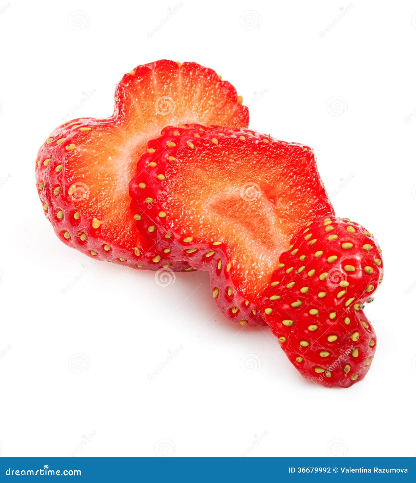 Strawberry Heart Shape Berry Stock Photo - Image of macro, seeds: 36679992