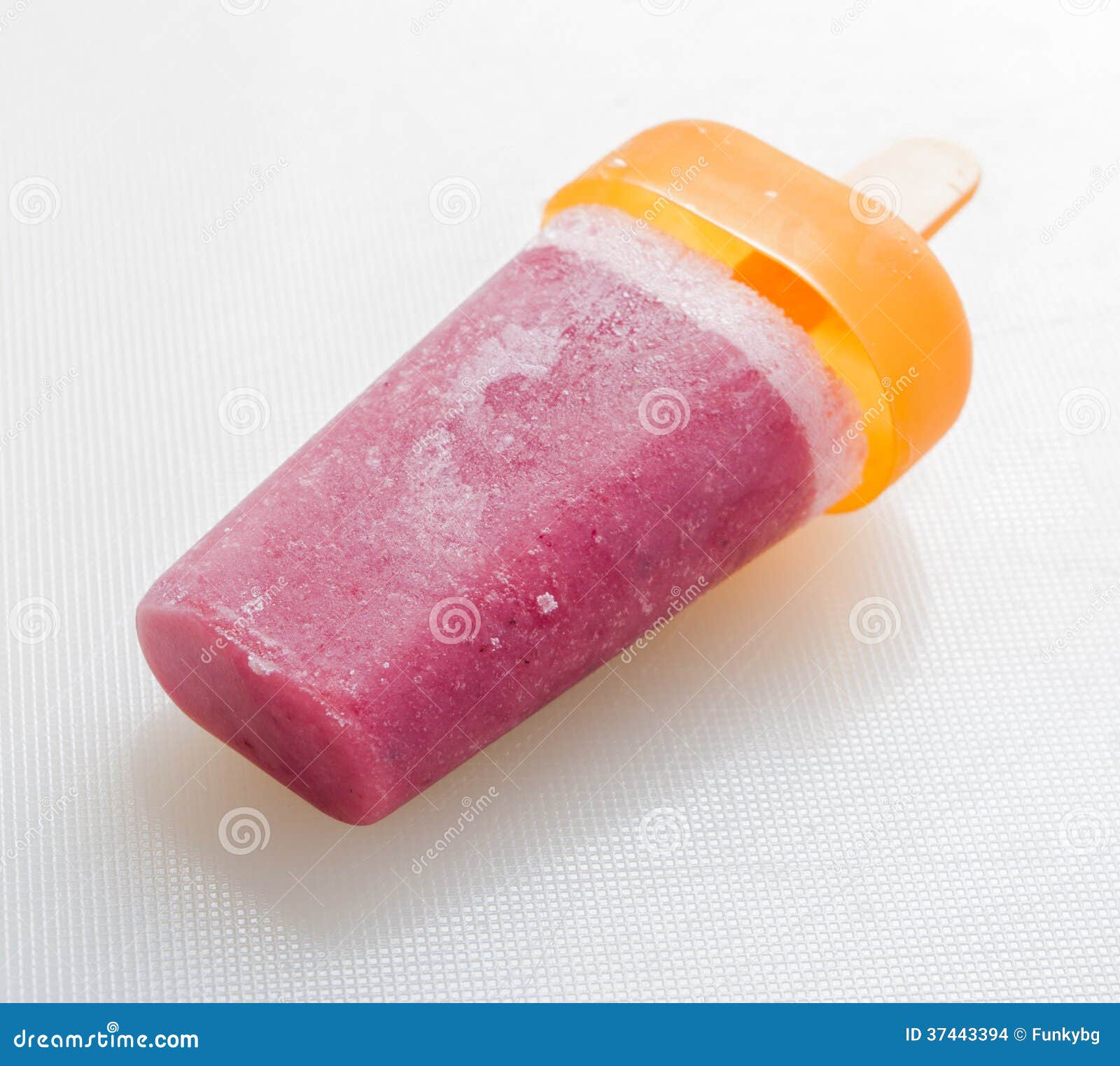 Strawberry Ice Cream Stick Stock Images - Image: 37443394