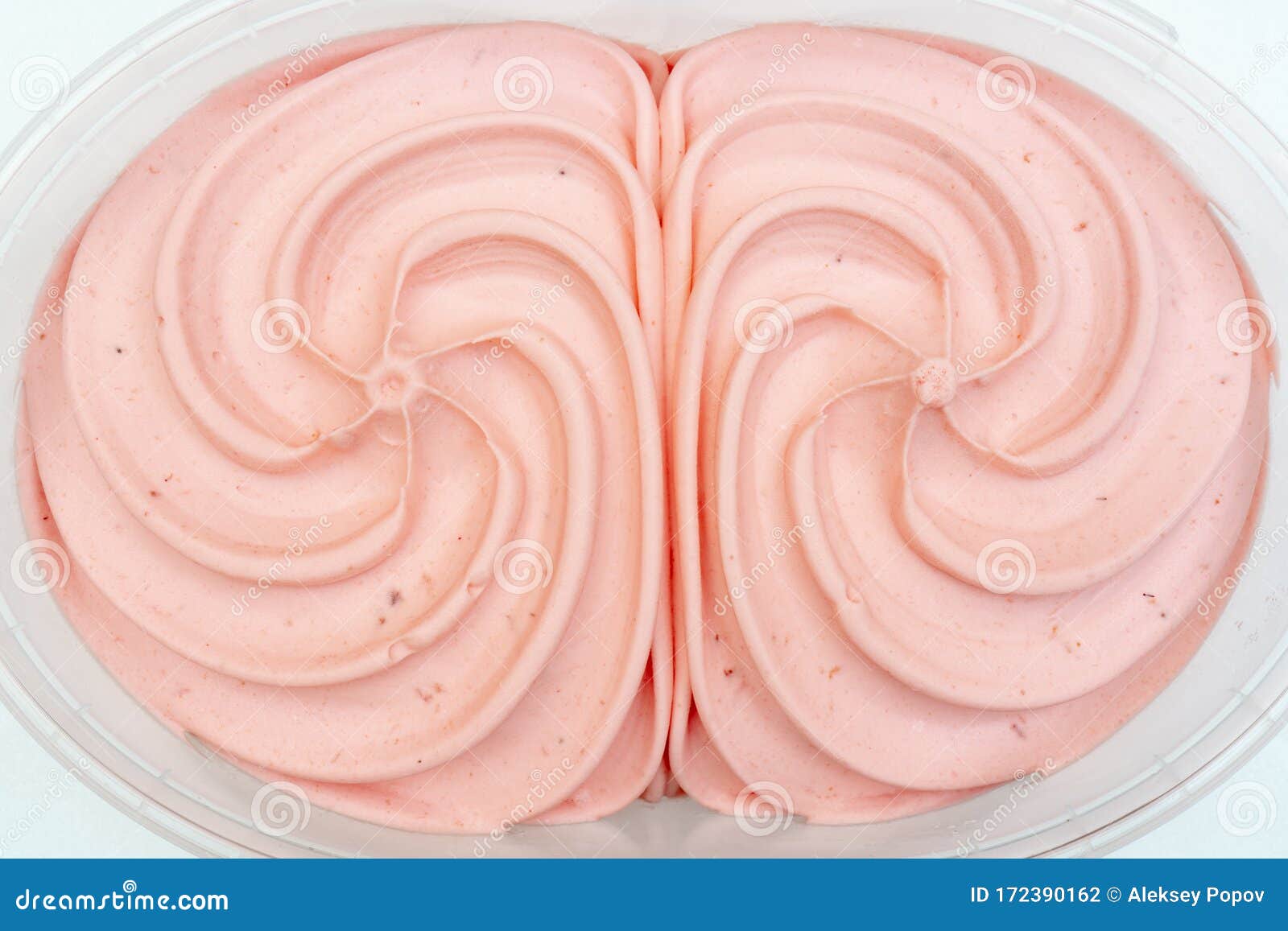 Pink Strawberry Ice Cream Texture Stock Photo - Image of dairy, cream ...