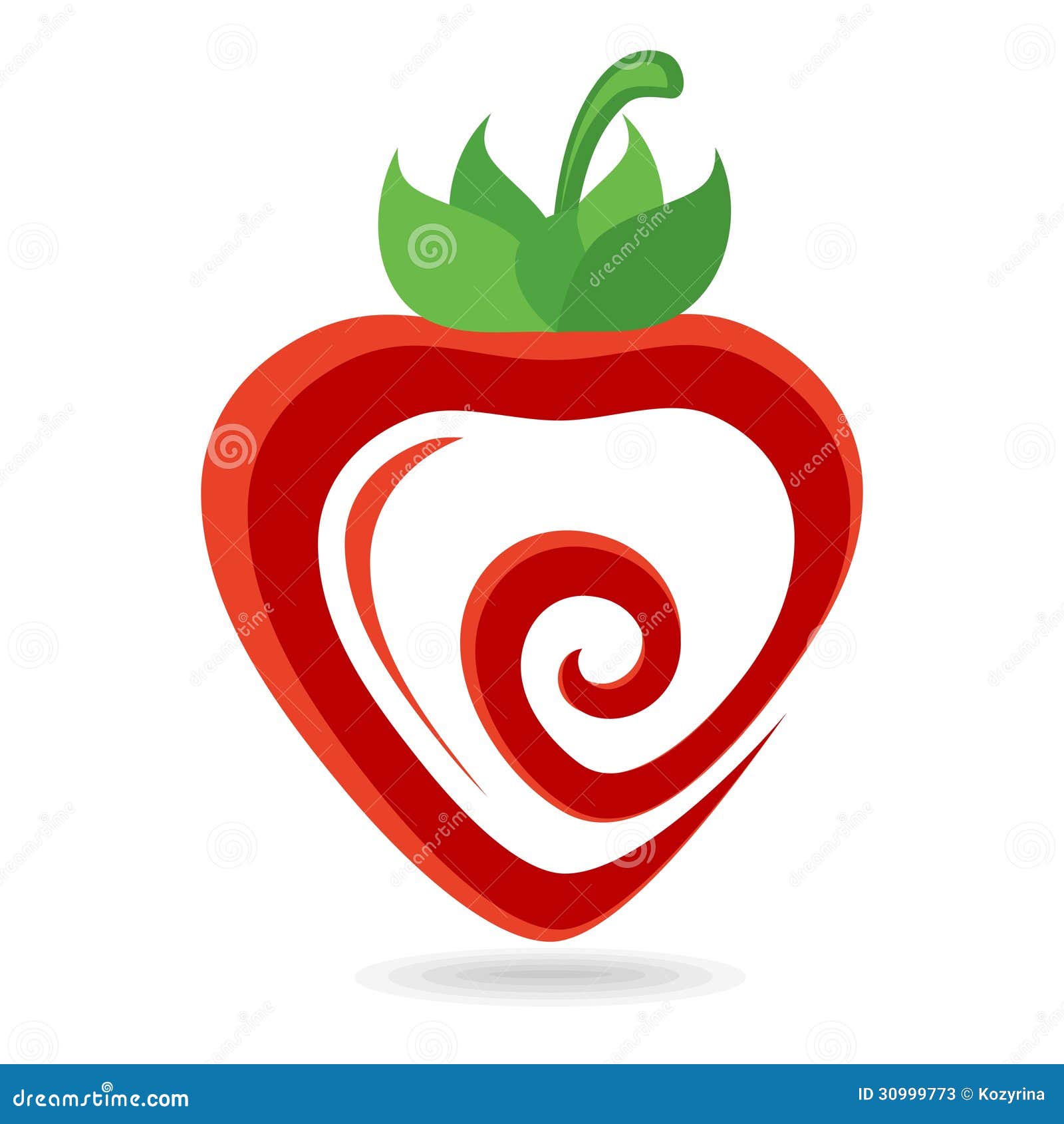 Strawberry Icon stock vector. Illustration of agriculture - 30999773