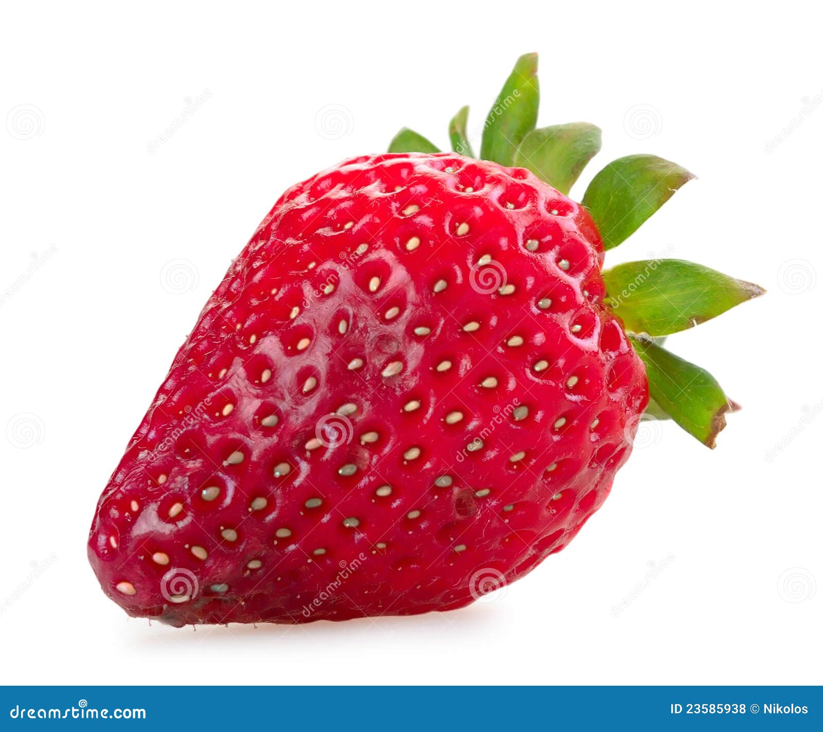 Strawberry isolated stock photo. Image of group, macro - 23585938