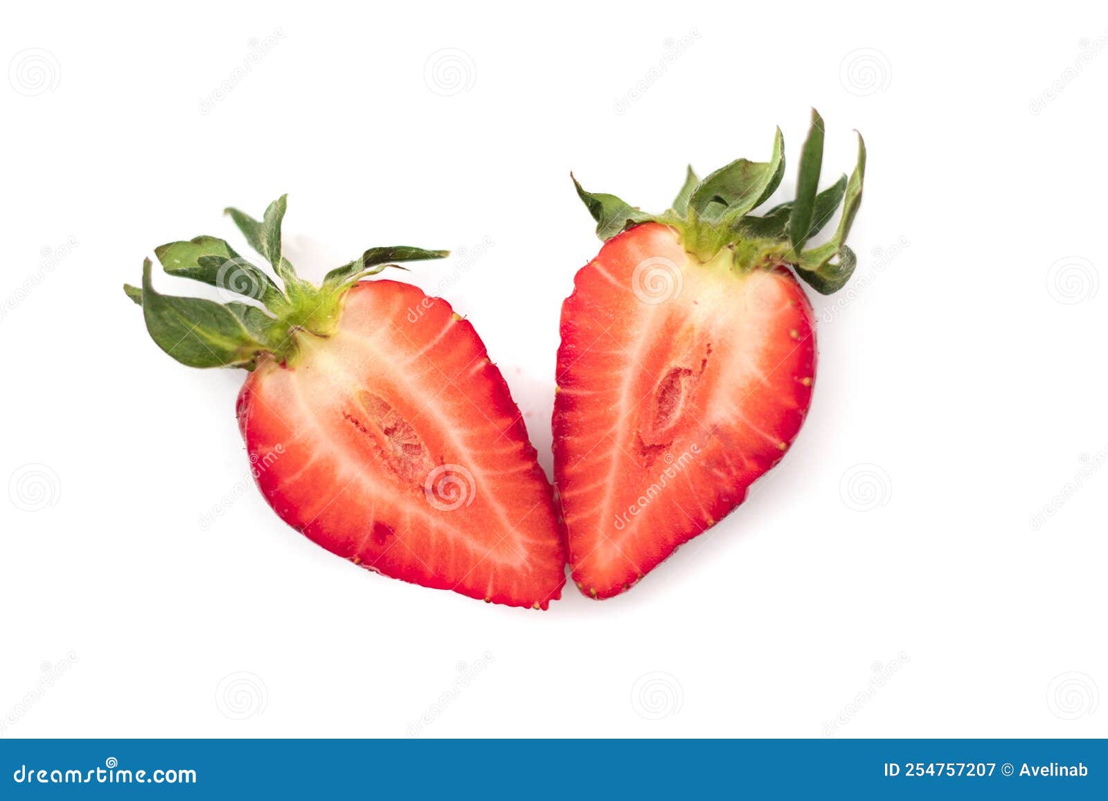 Strawberry Isolated. Strawberries Isolate. Strawberries with Leaf ...