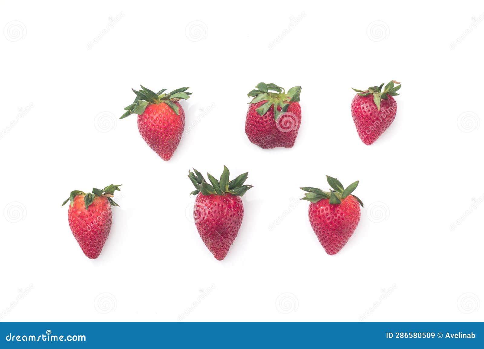 Strawberry Isolated. Strawberries Isolate. Strawberries with Leaf ...