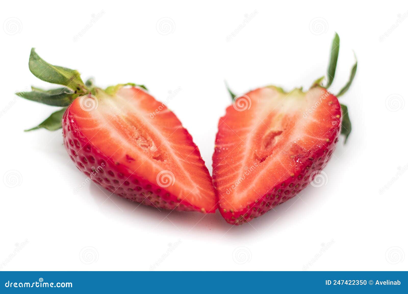 Strawberry Isolated. Strawberries Isolate. Strawberries with Leaf ...