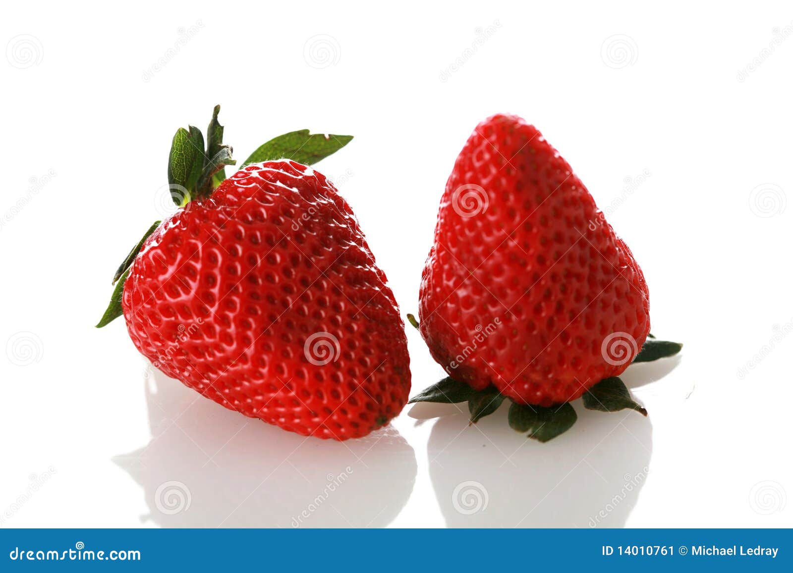 Strawberry Isolated on White Stock Image - Image of organic, close ...
