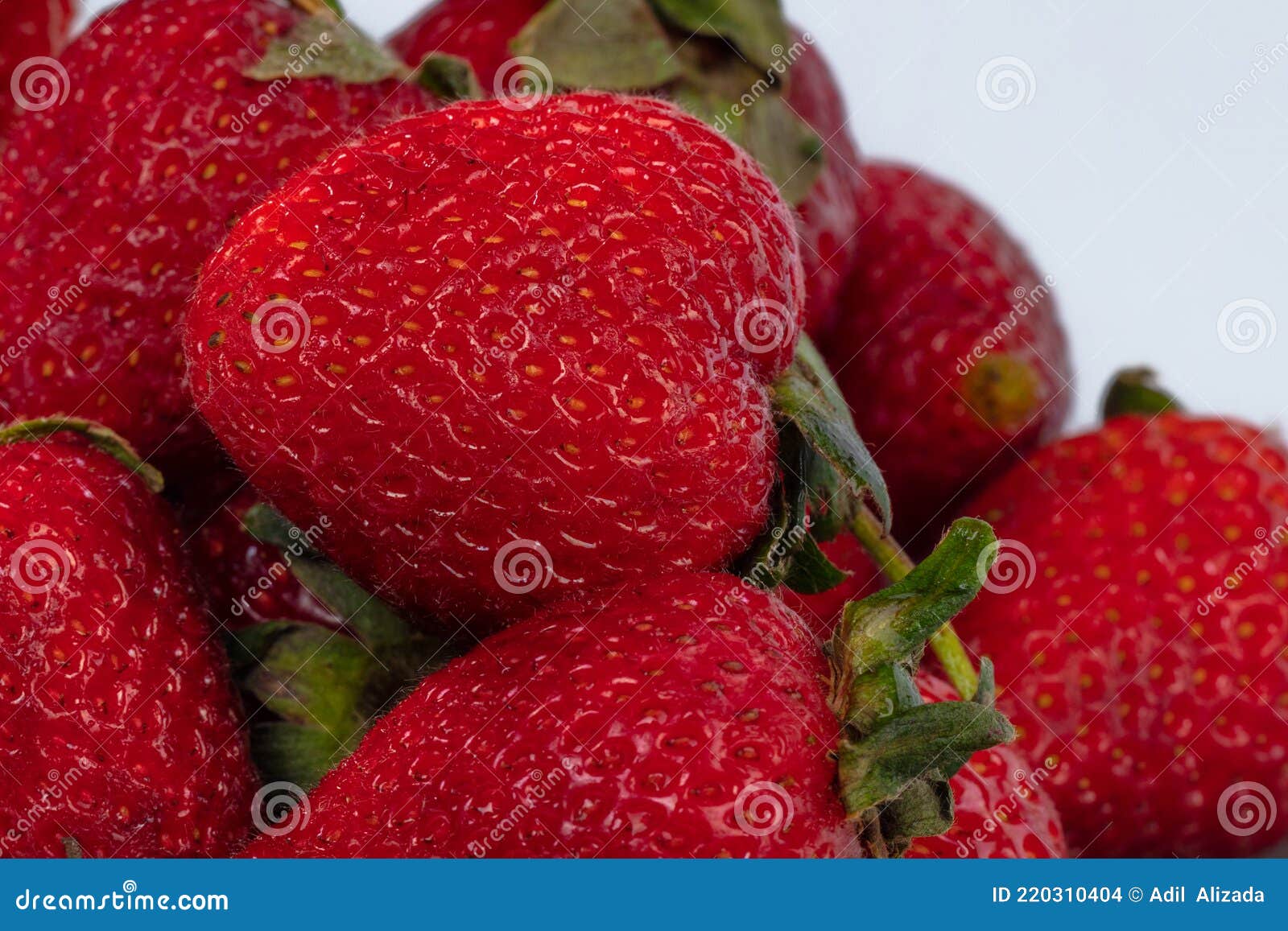 Strawberry Isolated. Strawberry on White Stock Photo - Image of sweet ...
