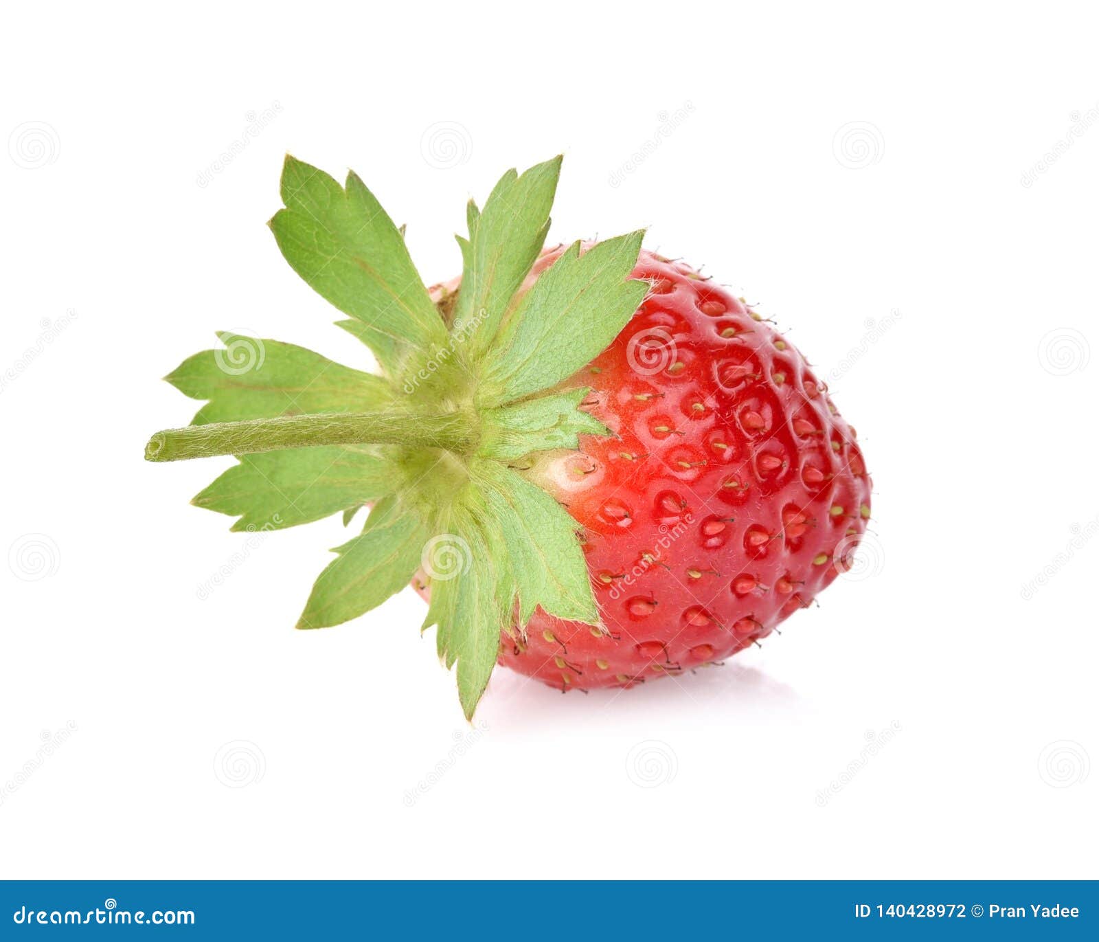 Strawberry Isolated on White Background Stock Photo - Image of juicy ...