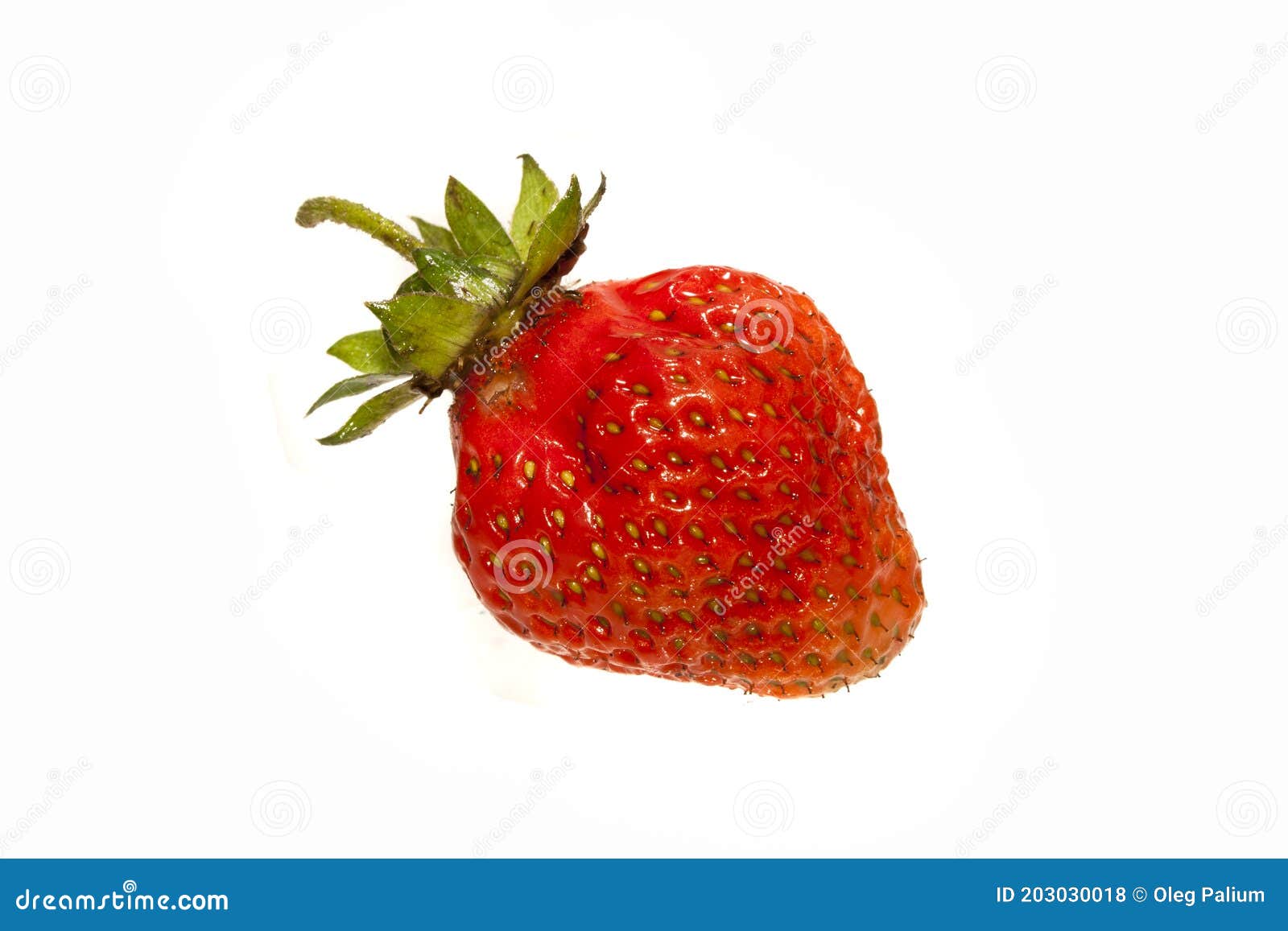Strawberry Isolated on White Background Stock Photo - Image of sweet ...