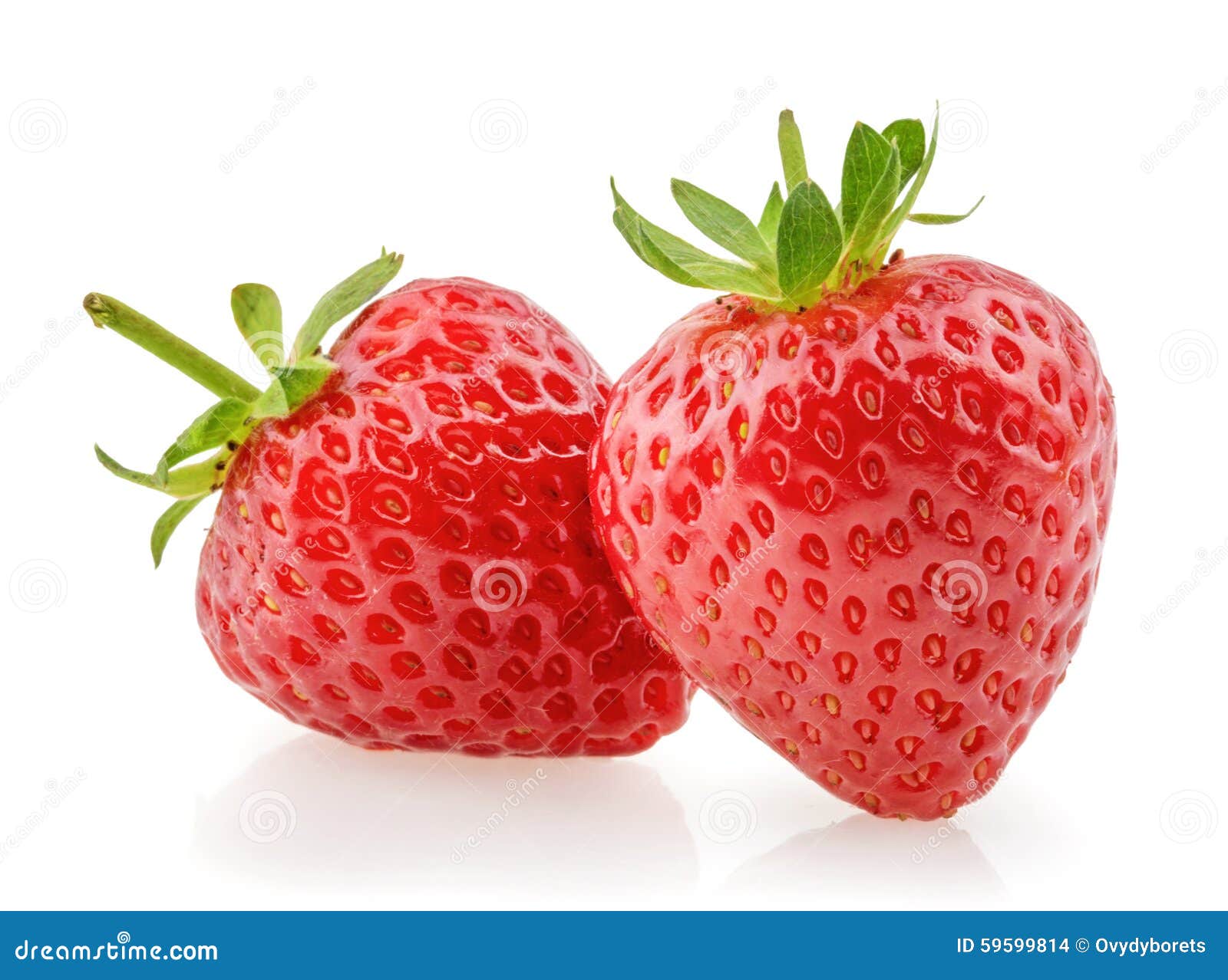 Strawberry Isolated on White Background Stock Photo - Image of single ...