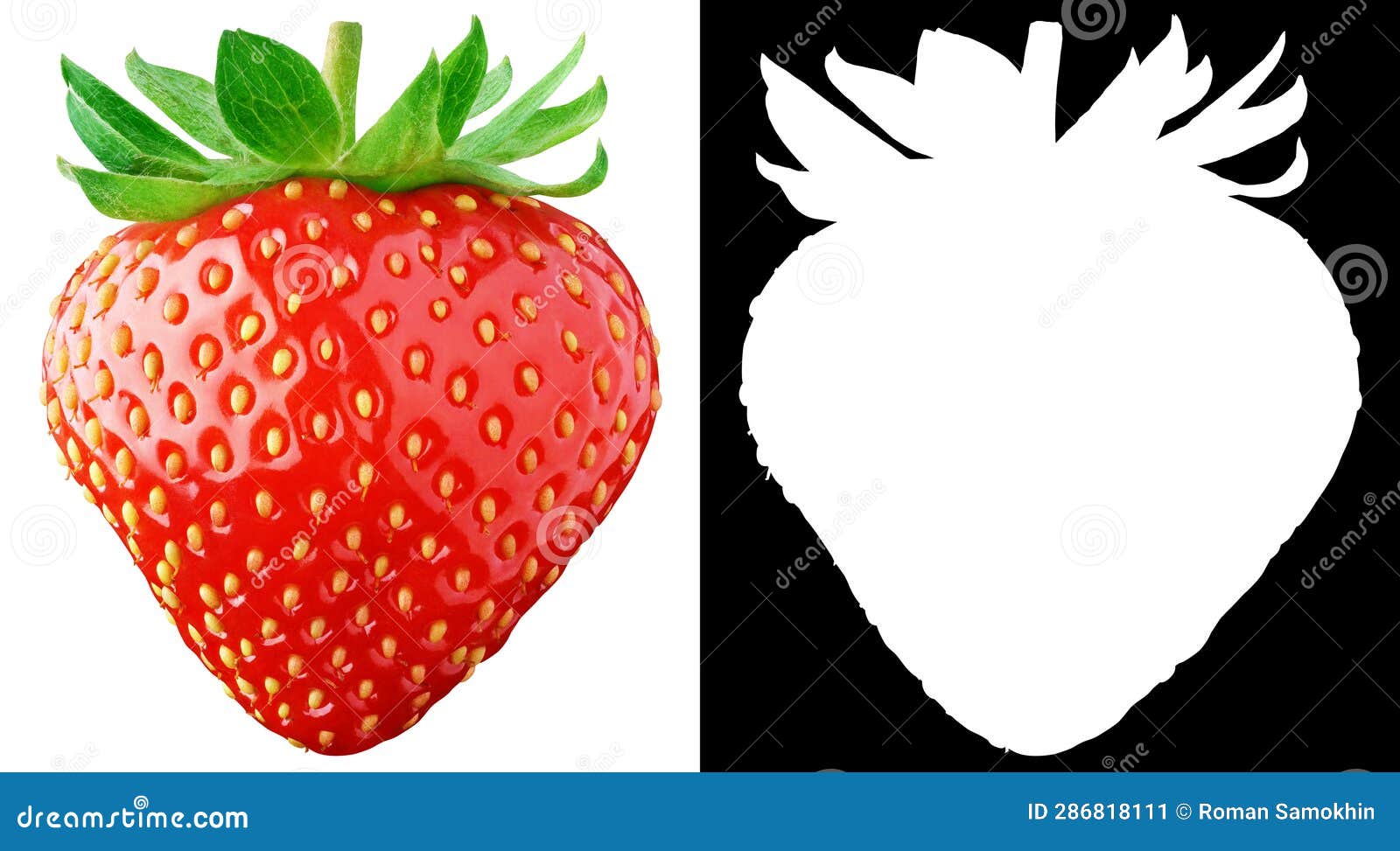 Strawberry Isolated on White Background Stock Image - Image of healthy ...