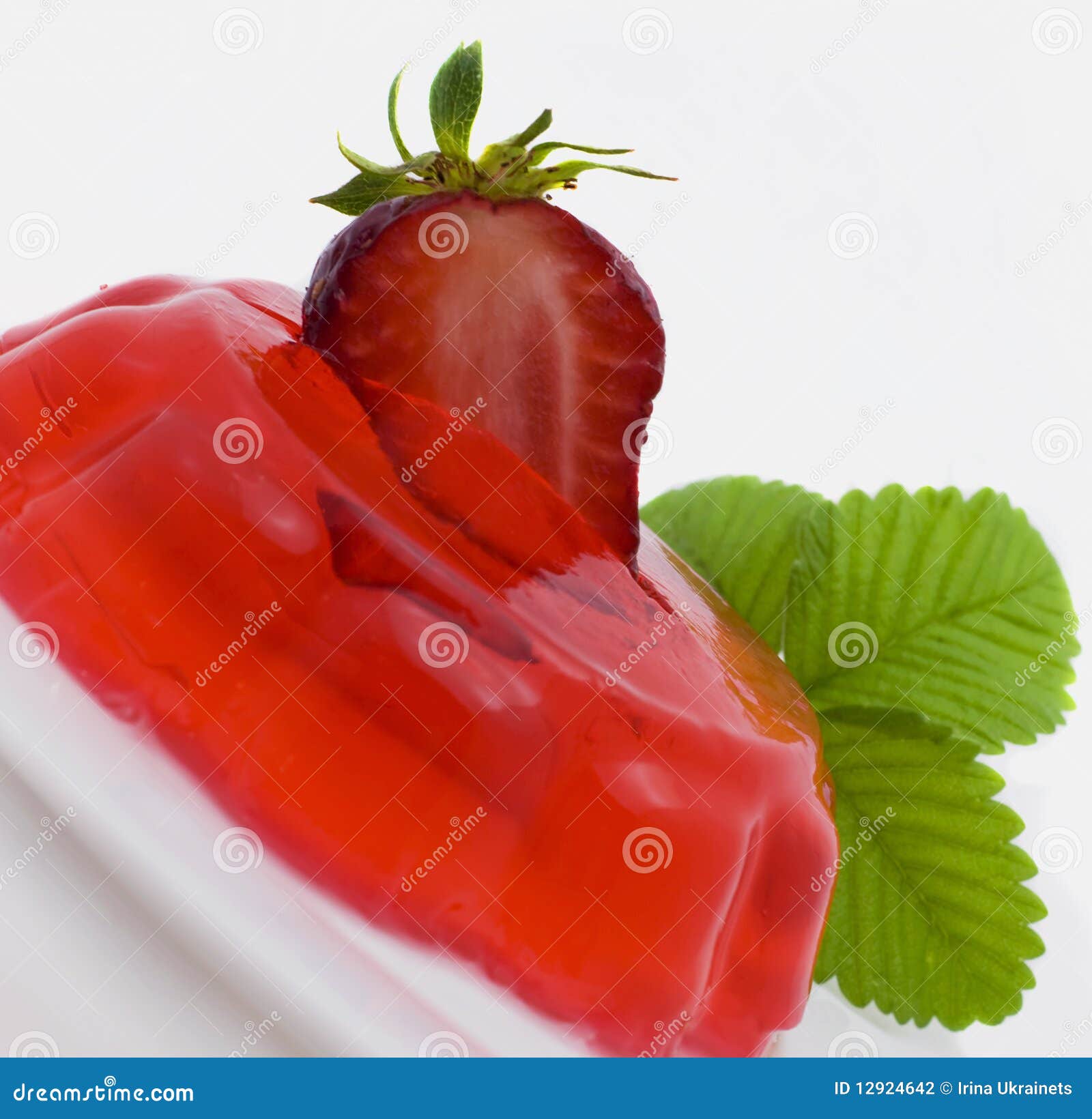 Strawberry jelly stock photo. Image of piece, drops, color - 12924642