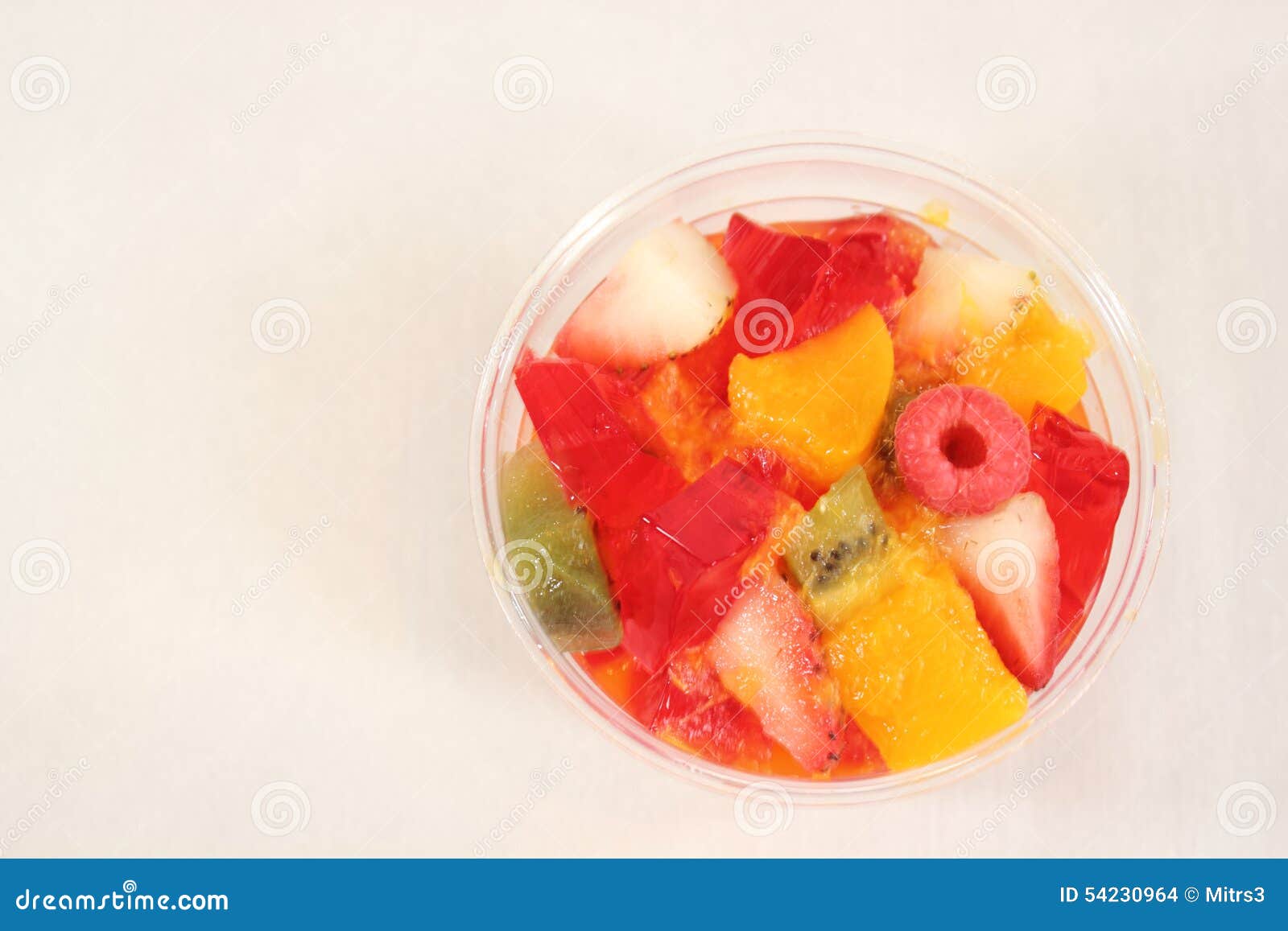 Strawberry Jelly with Fresh Fruit Stock Photo - Image of jello, fruits ...