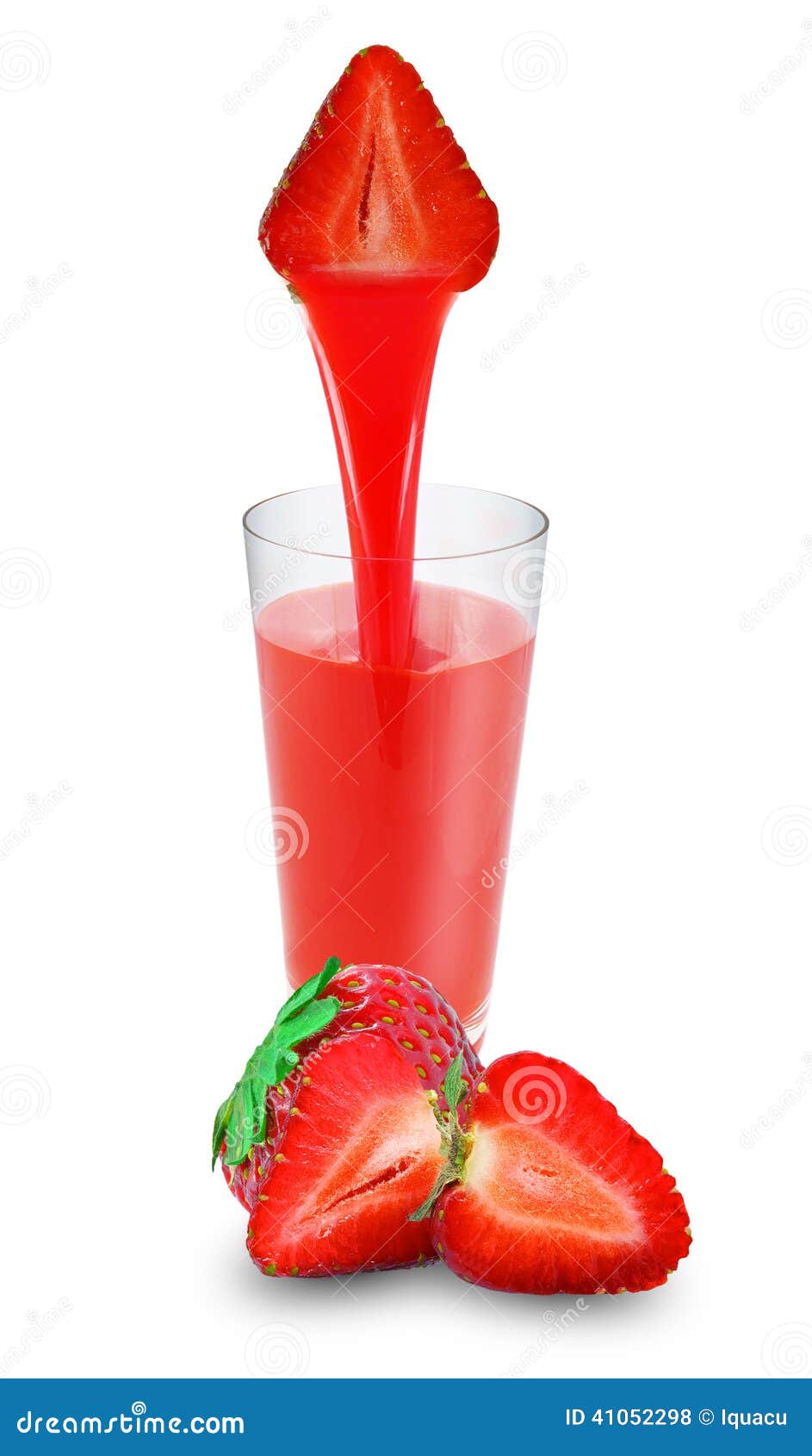 Strawberry juice stock photo. Image of sweet, beverage - 41052298