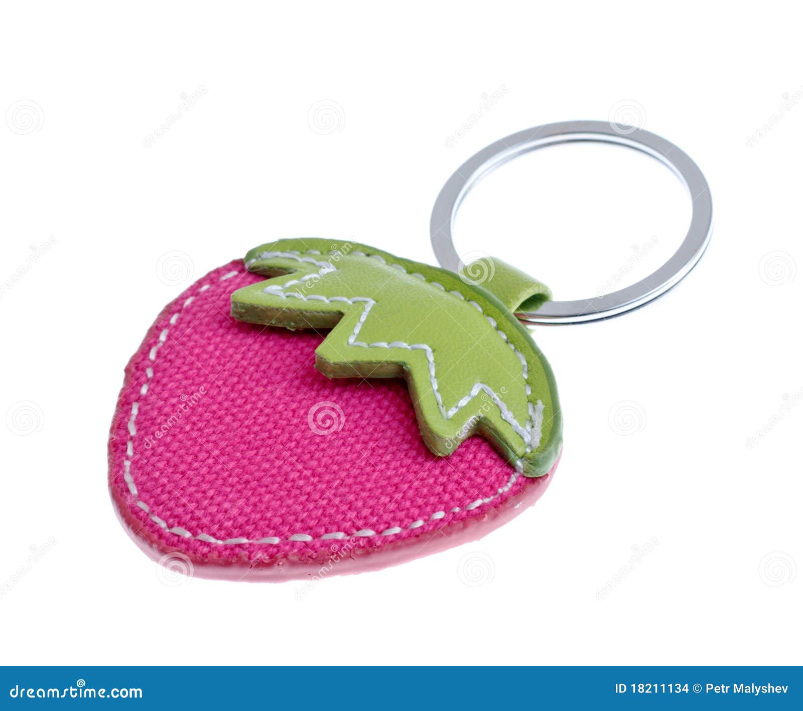 Strawberry Keychain stock photo. Image of pendant, small - 18211134