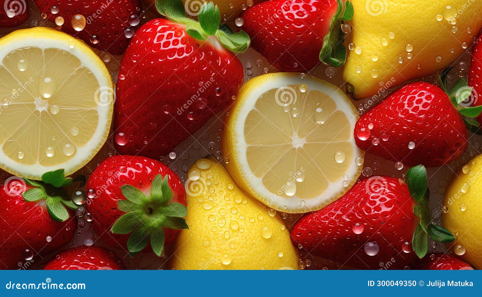 Strawberry lemon patterns stock illustration. Illustration of snack ...