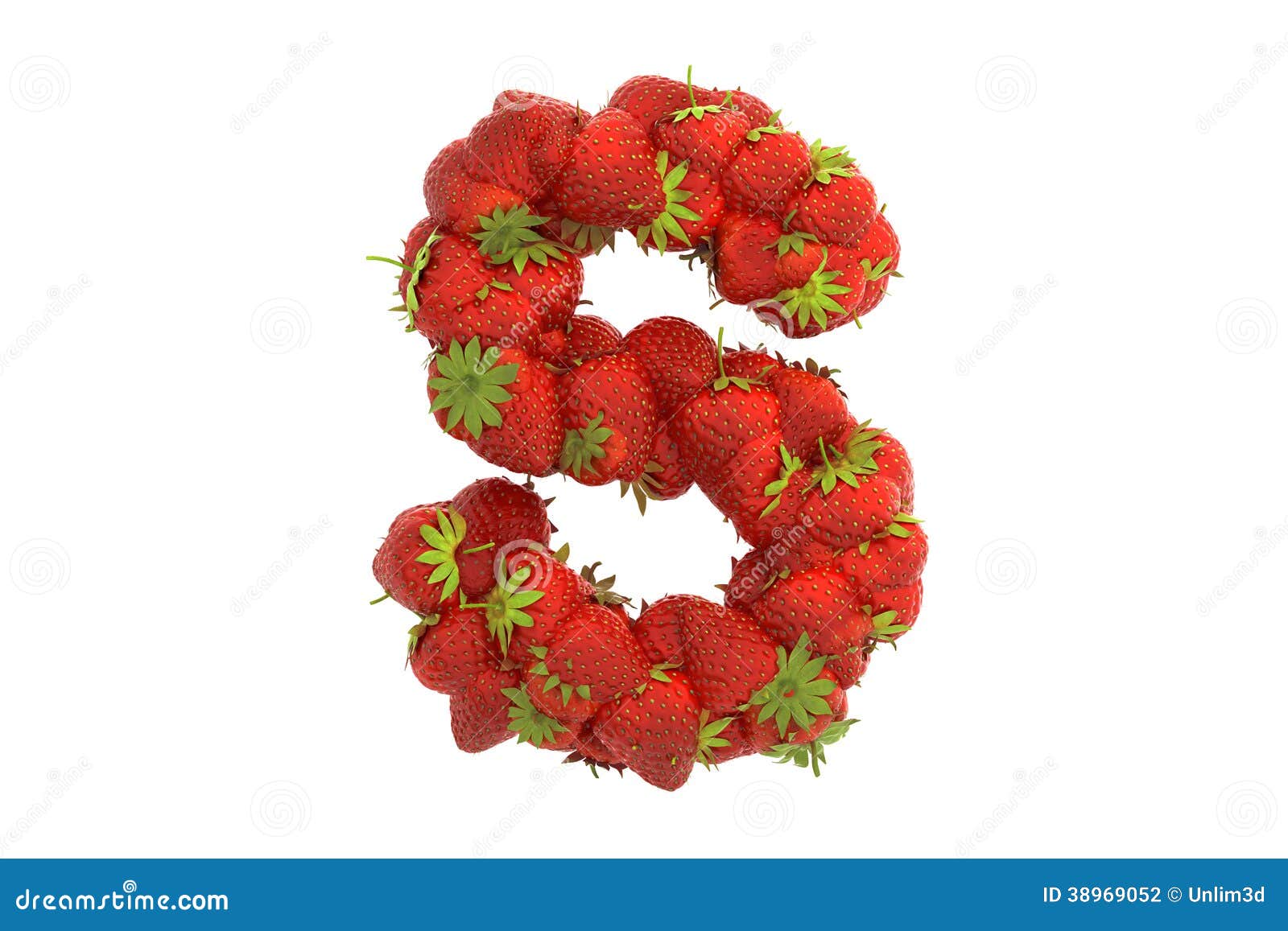 Strawberry letter S stock illustration. Illustration of dessert - 38969052