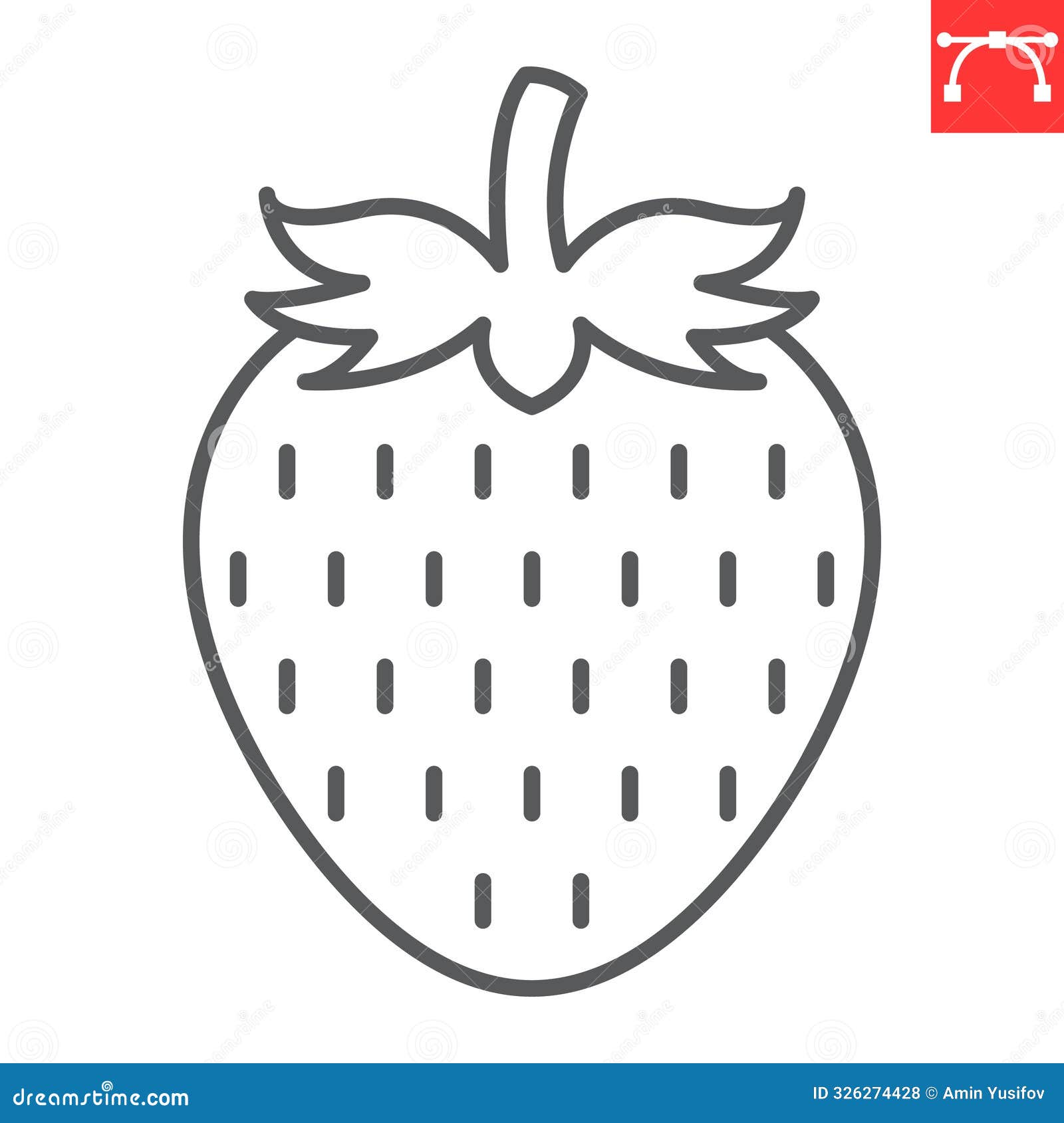 Strawberry Line Abstract Seamless Pattern Vector Illustration ...