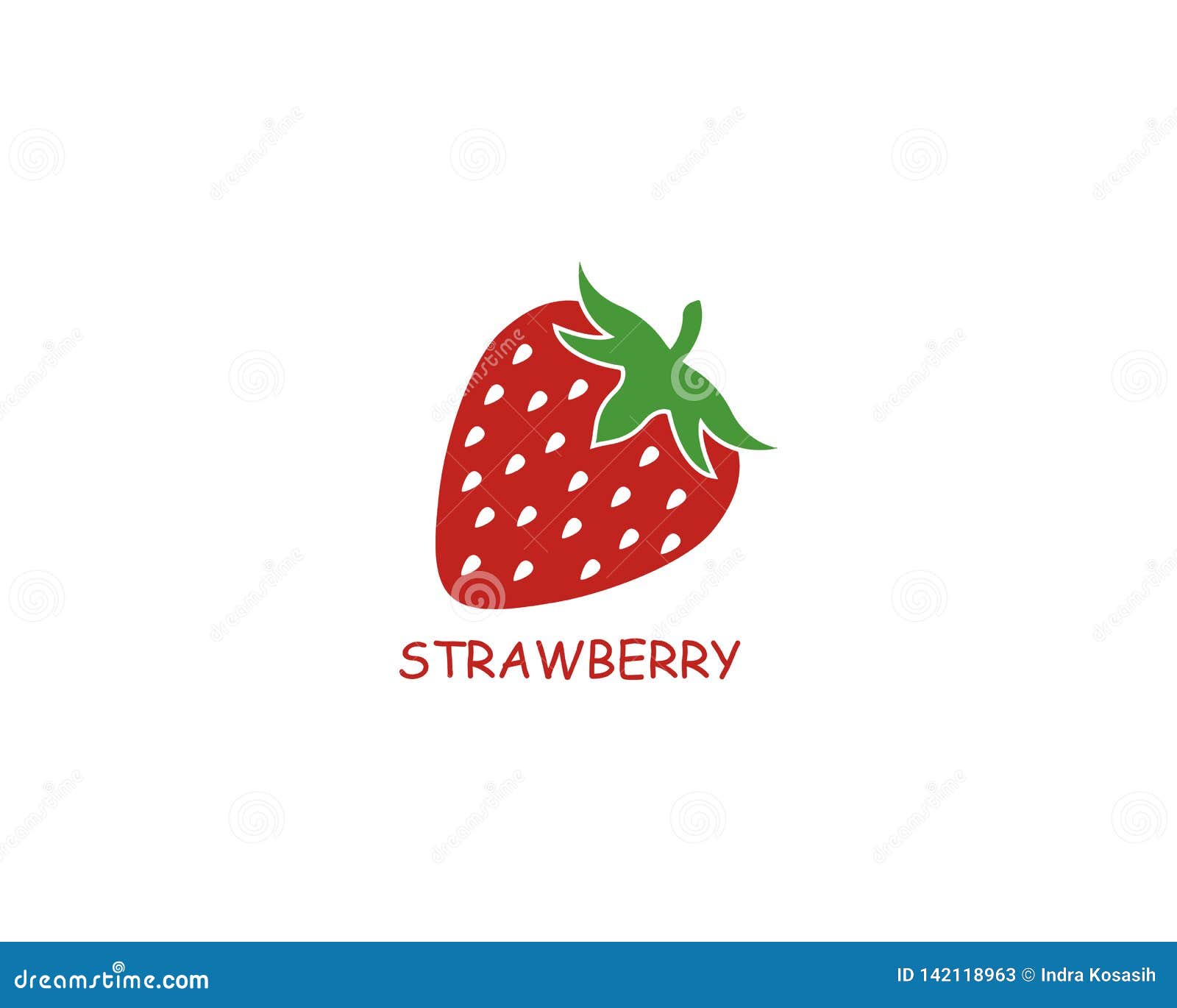 Strawberry Logo Template Vector Icon Illustration Stock Vector ...