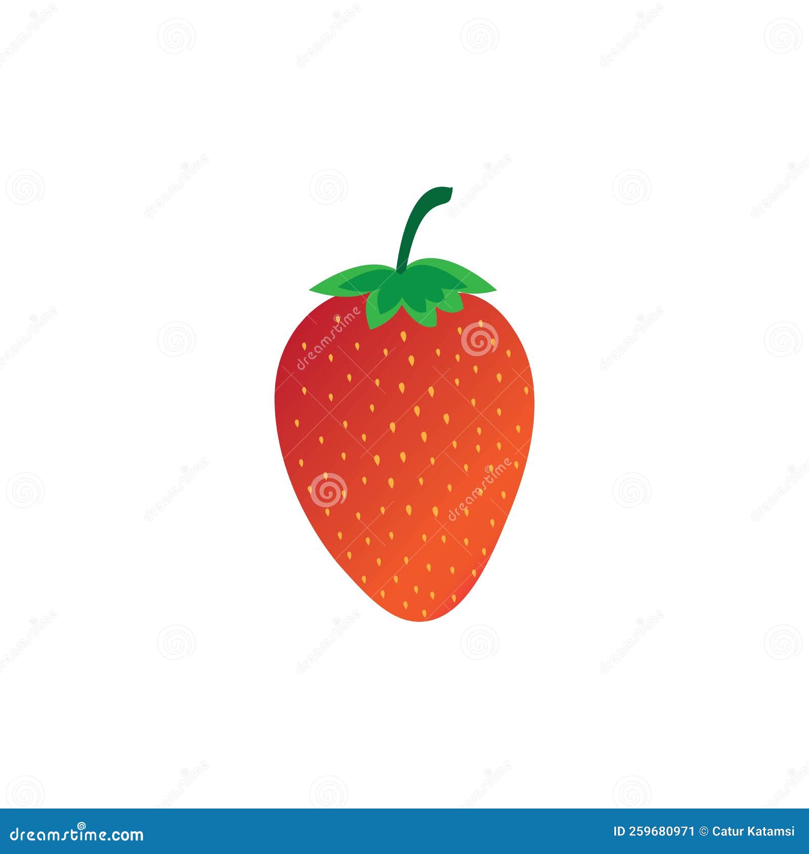Strawberry Logo Vector Design Stock Illustration - Illustration of ...