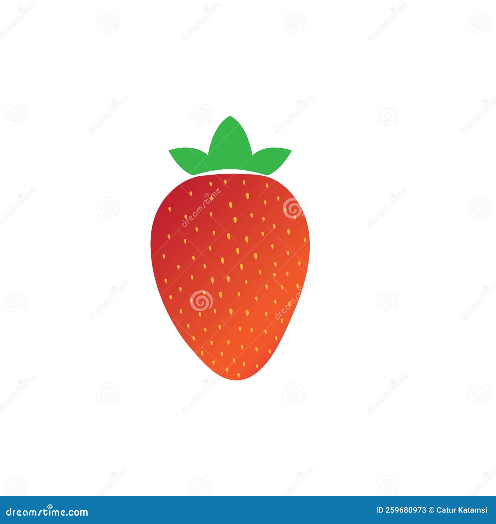 Strawberry Logo Vector Design Stock Illustration - Illustration of ...