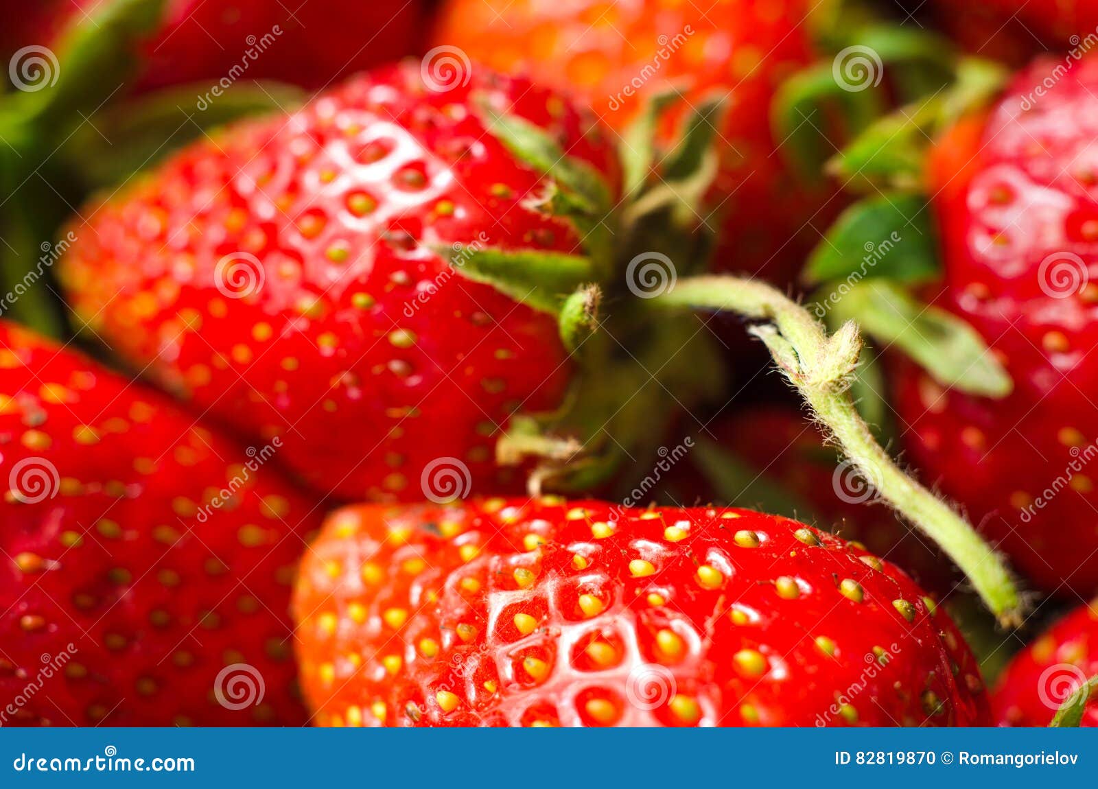 Strawberry macro stock photo. Image of ripe, refreshment - 82819870