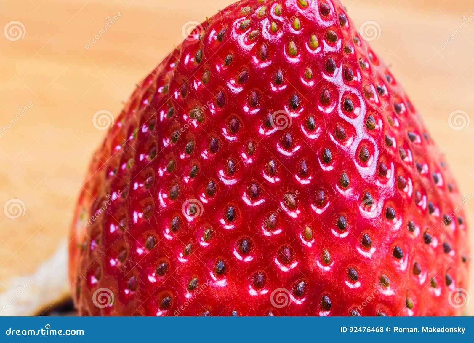 Strawberry Macro Photography. Stock Photo - Image of closeup, fruit ...