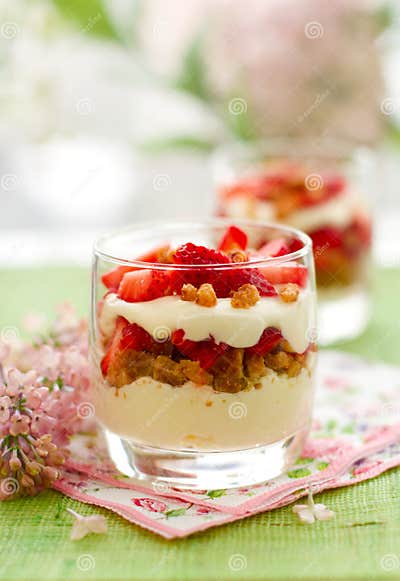Strawberry and Mascarpone Trifle Stock Image - Image of fruit, gourmet ...