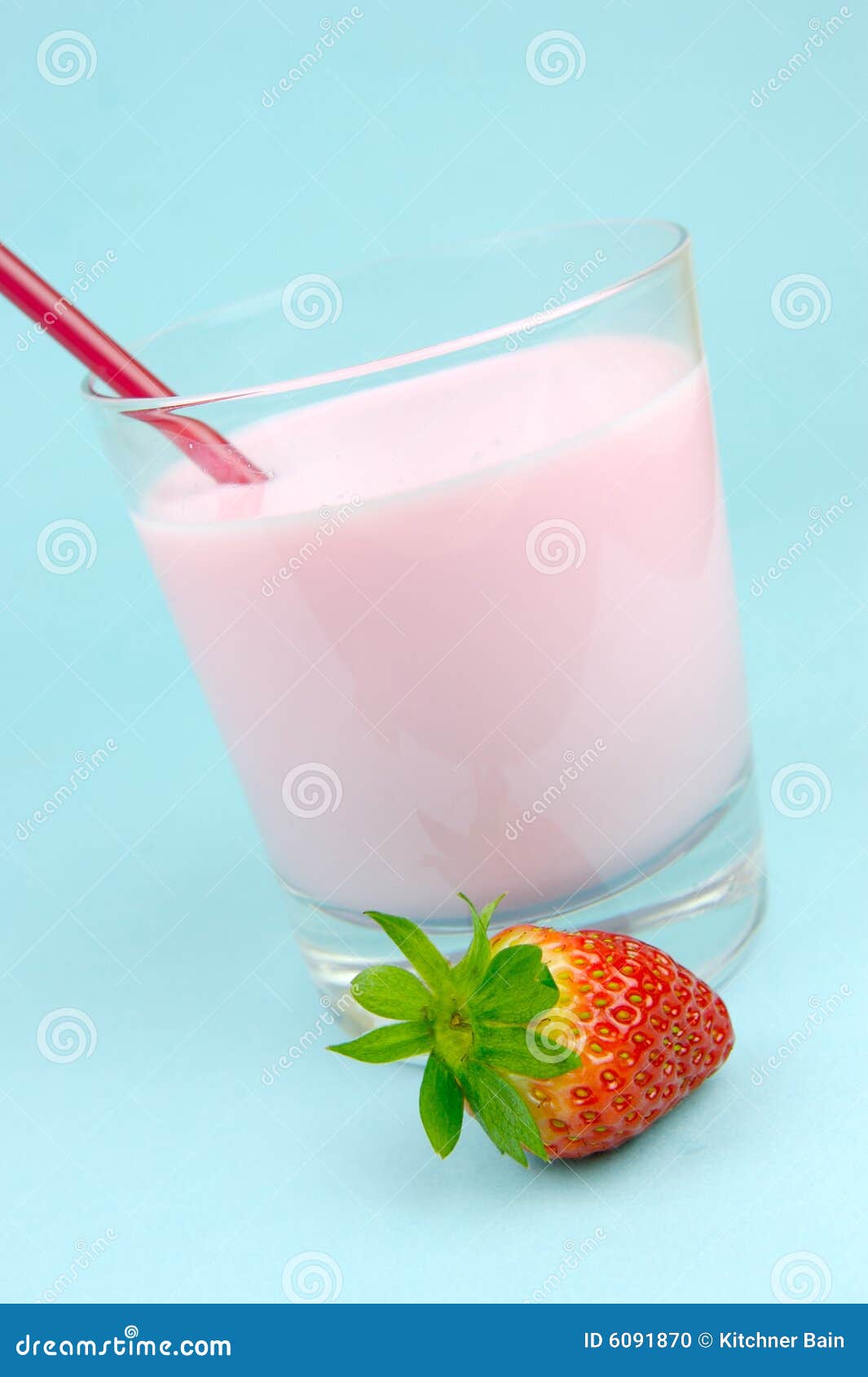 Strawberry Milk stock photo. Image of drink, straw, milk - 6091870