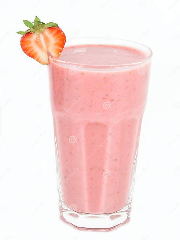 Strawberry milkshake stock photo. Image of juicy, drinking - 239768